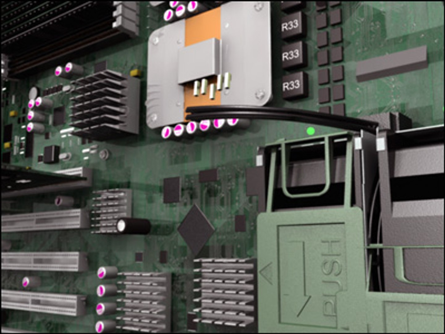 Board Computer 3d Max