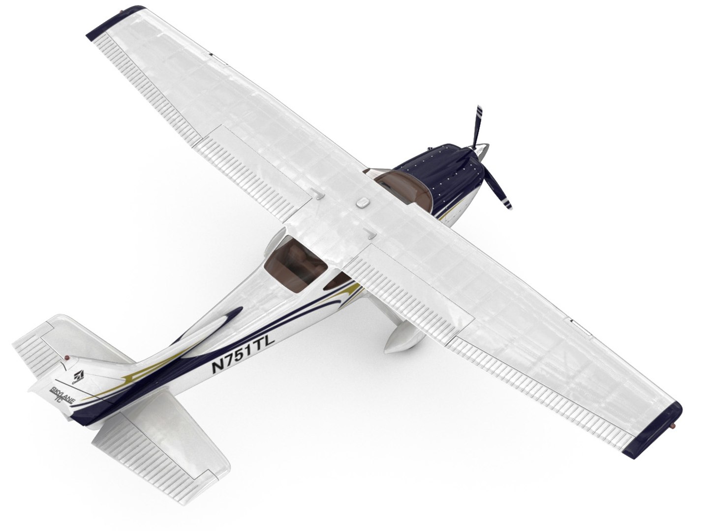 Cessna 182 Skylane 3d Model