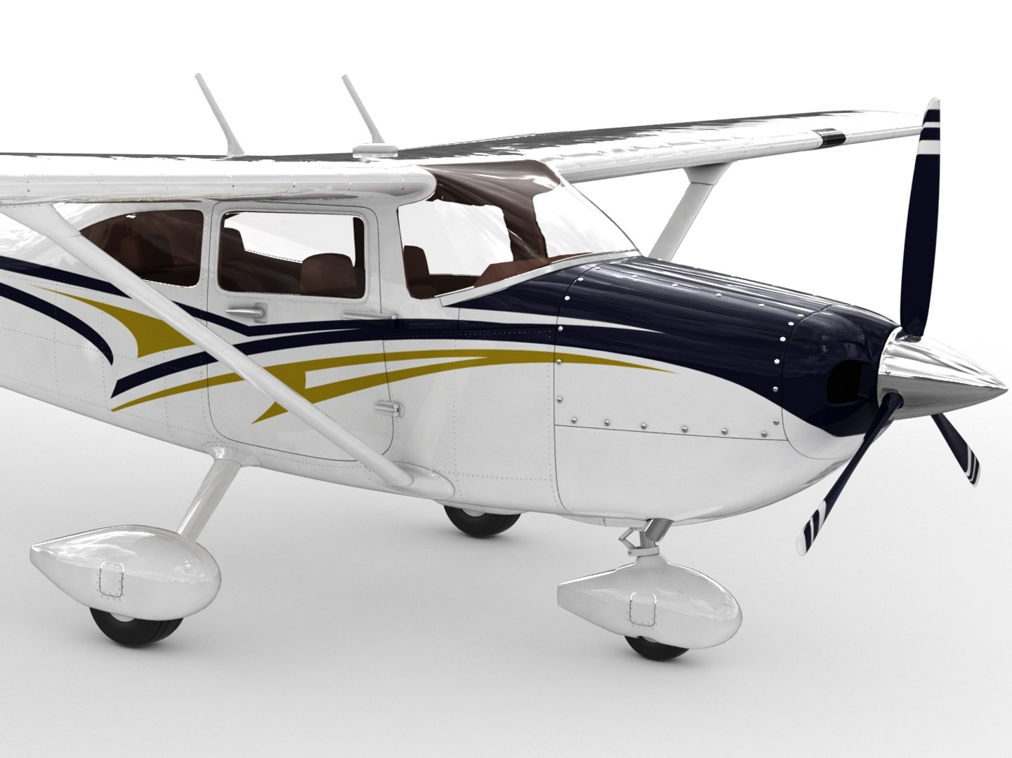 Cessna 182 Skylane 3d Model