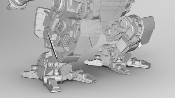 3D model mech military mil - TurboSquid 1669243