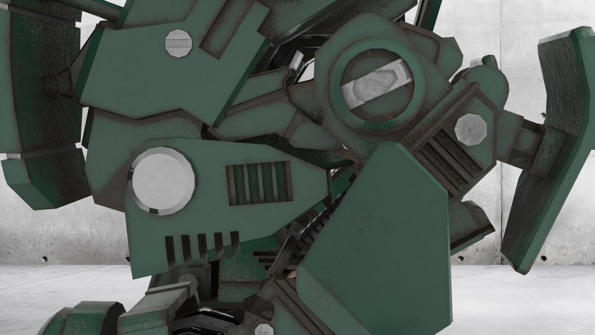 3D model mech military mil - TurboSquid 1669243