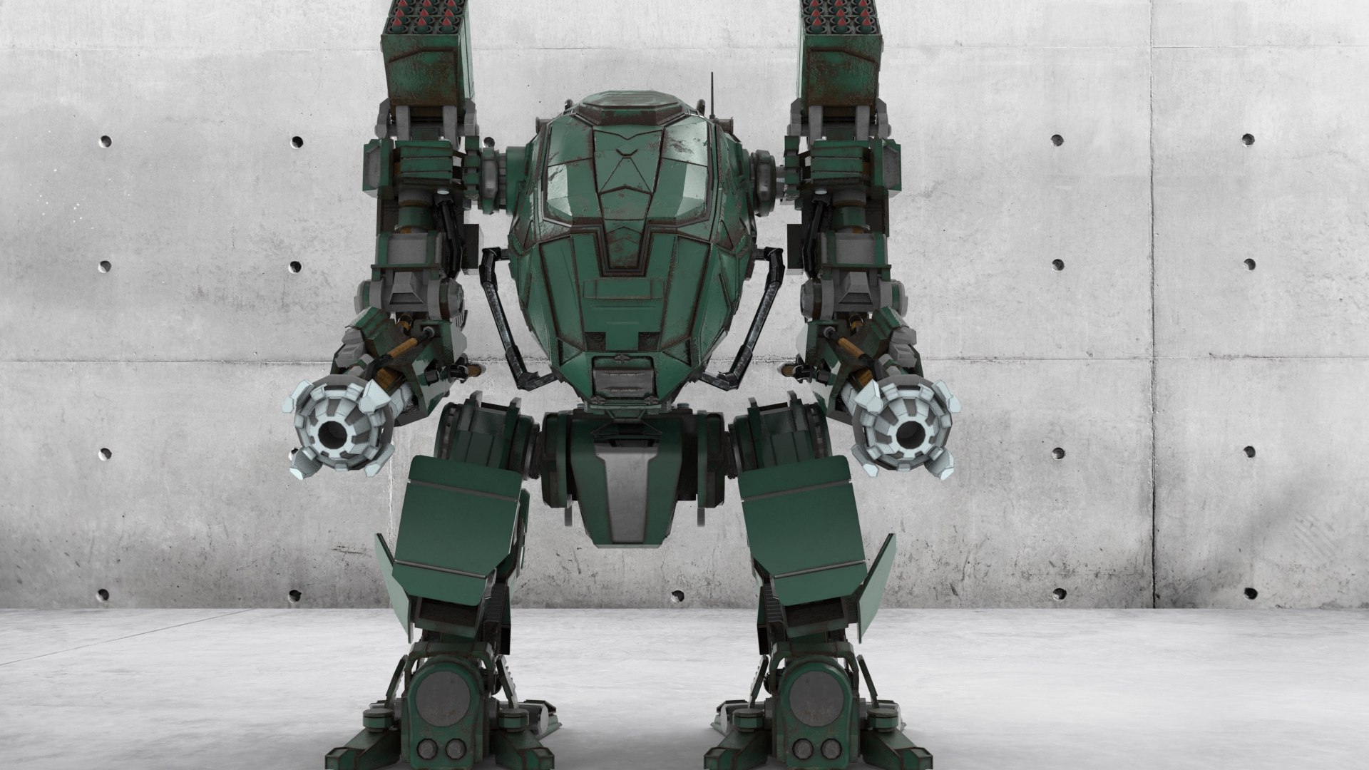 3D Model Mech Military Mil - TurboSquid 1669243