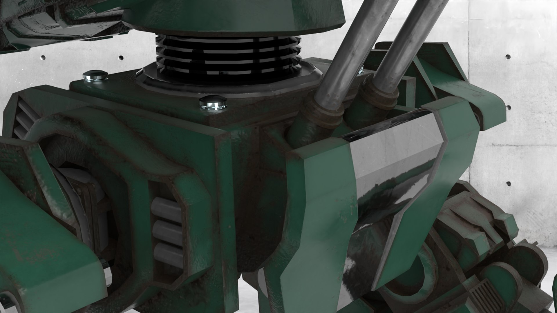 3D model mech military mil - TurboSquid 1669243