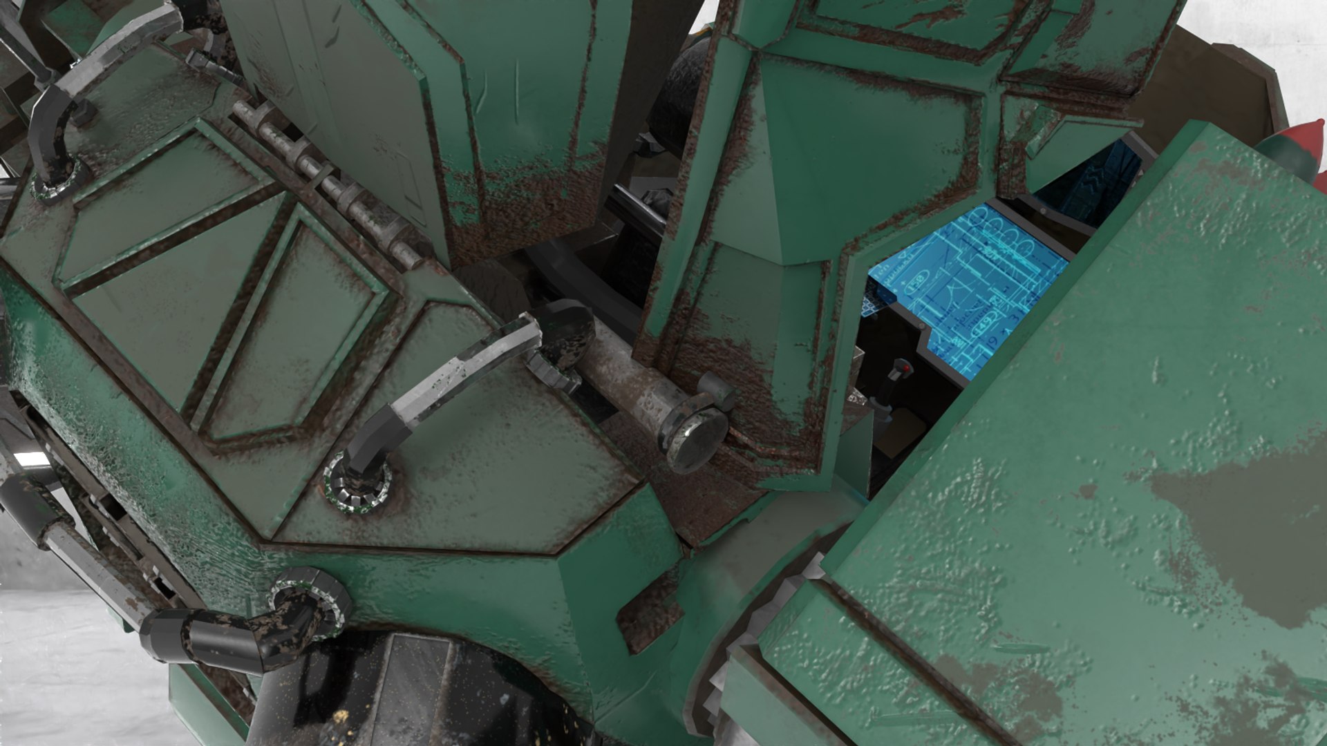 3D model mech military mil - TurboSquid 1669243