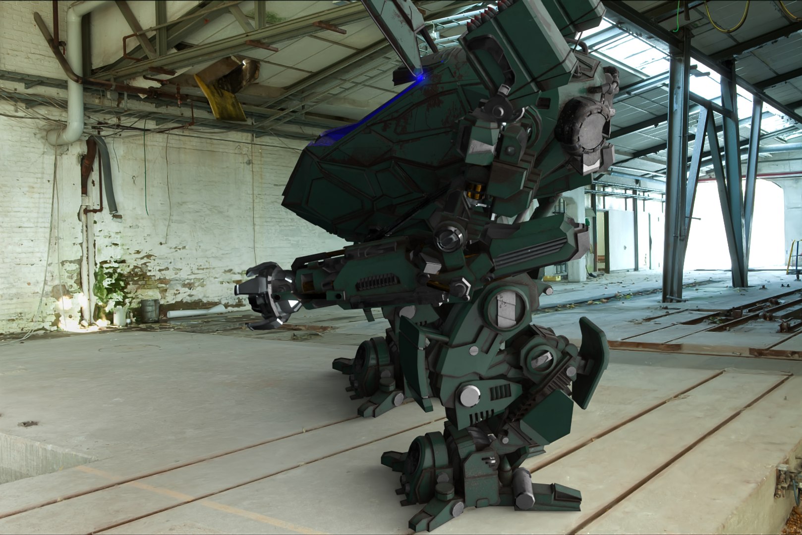 3D Model Mech Military Mil - TurboSquid 1669243