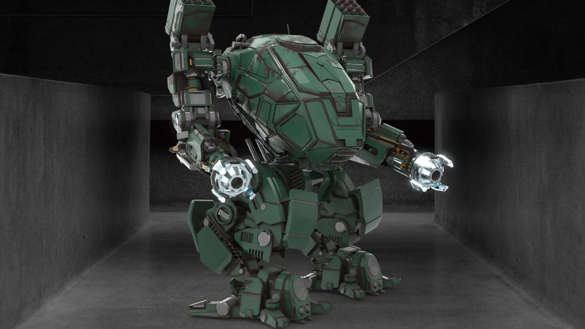 3D model mech military mil - TurboSquid 1669243