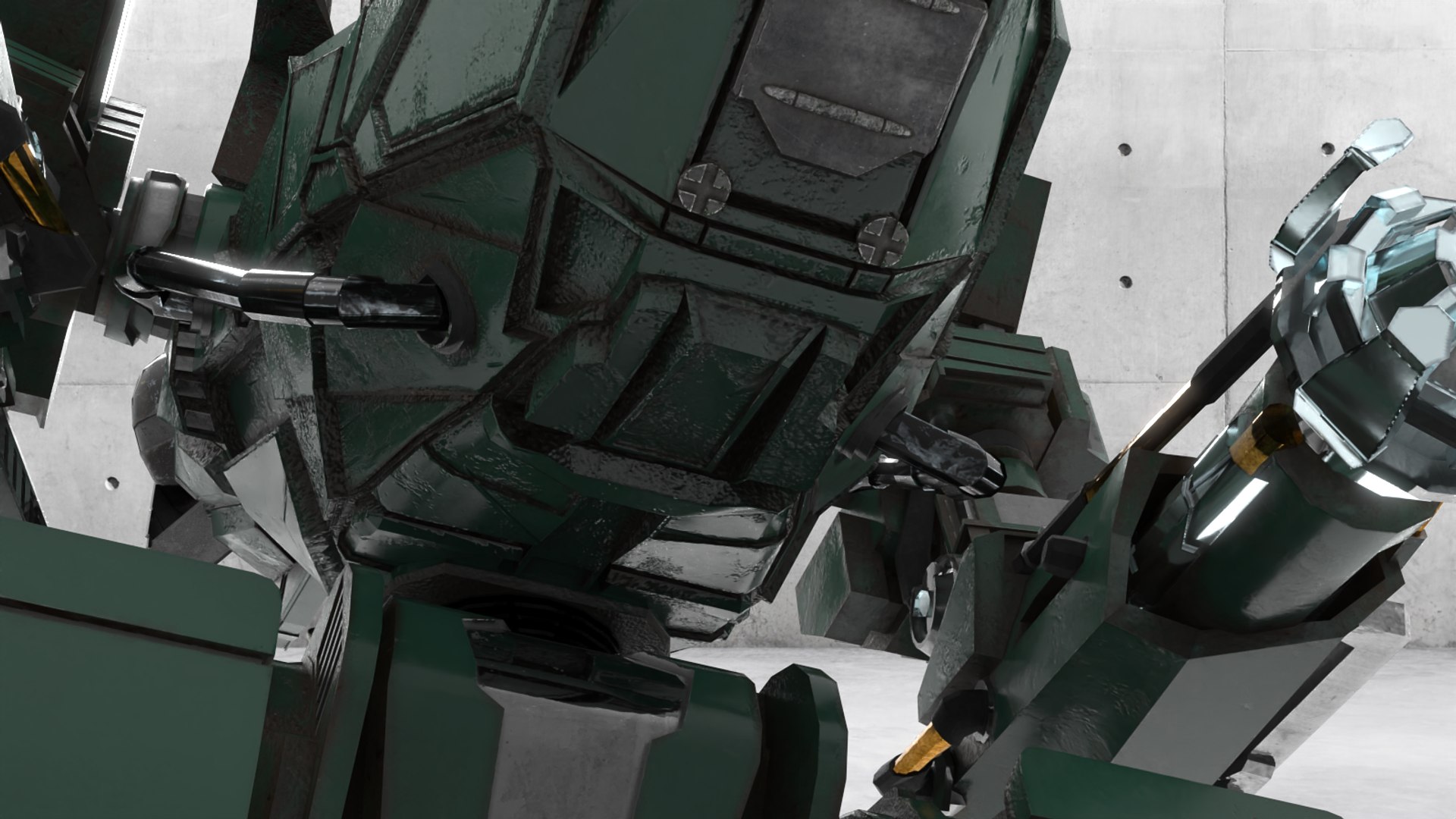 3D Model Mech Military Mil - TurboSquid 1669243