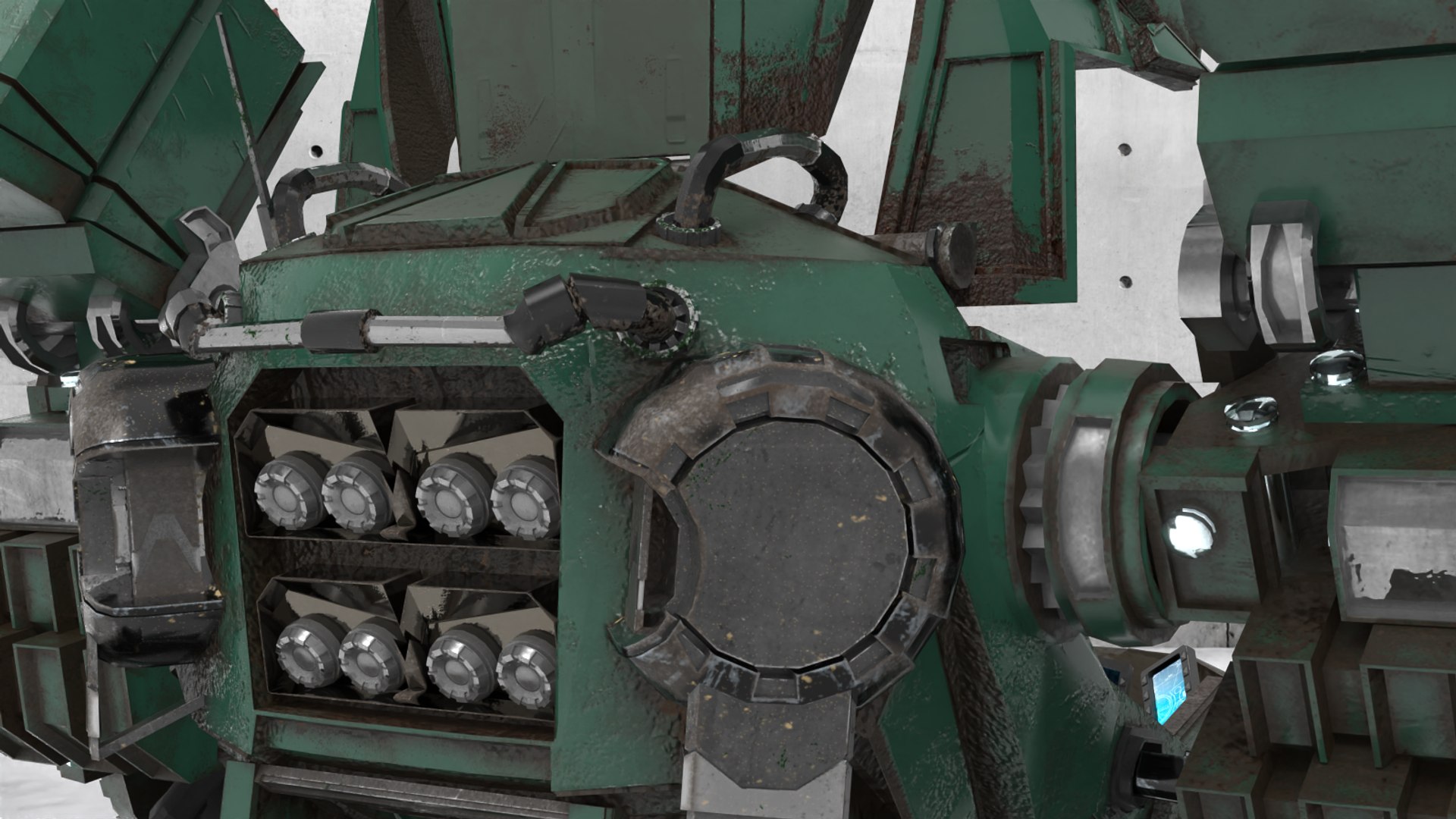 3D model mech military mil - TurboSquid 1669243