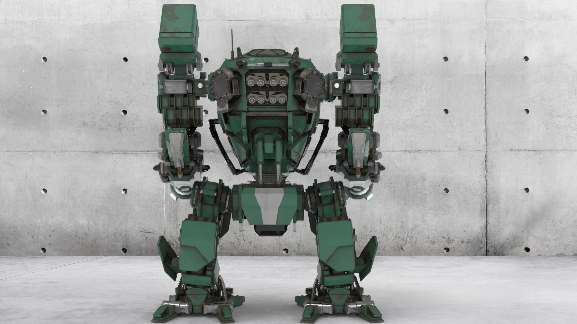 3D Model Mech Military Mil - TurboSquid 1669243