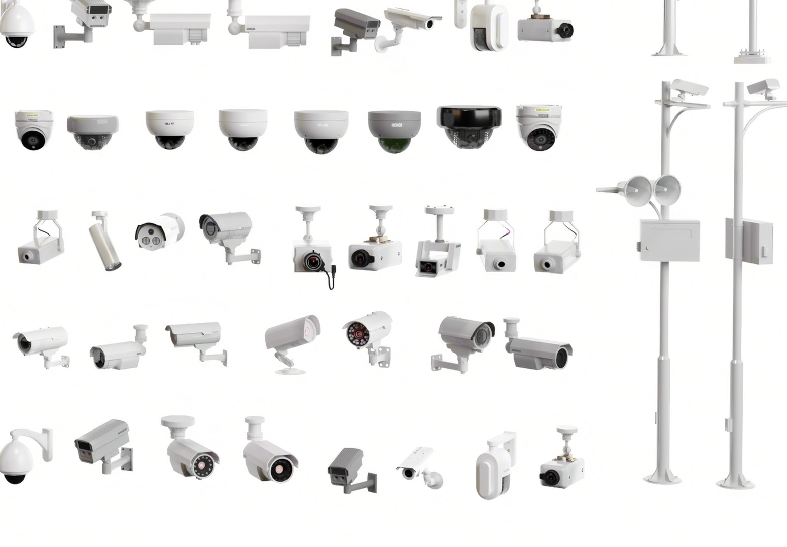 3D Security Surveillance Camera Surveillance Camera Security Cameras ...