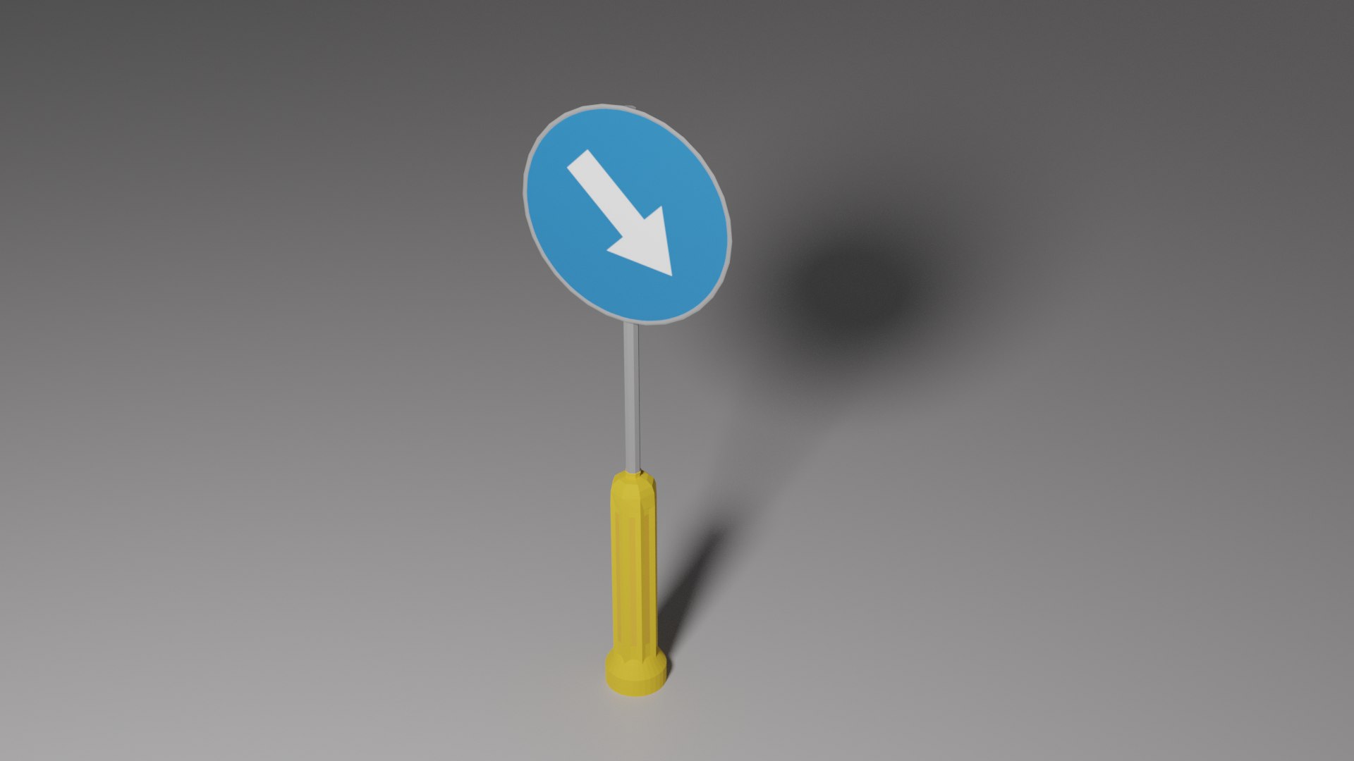 Free Right Sign 3D Model - TurboSquid 1522189
