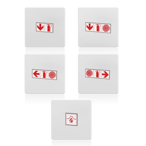 3D модель КОЛЛЕКЦИЯ ПОЖАРНЫХ ЗНАКОВ REVIT 1 - TurboSquid 1295179