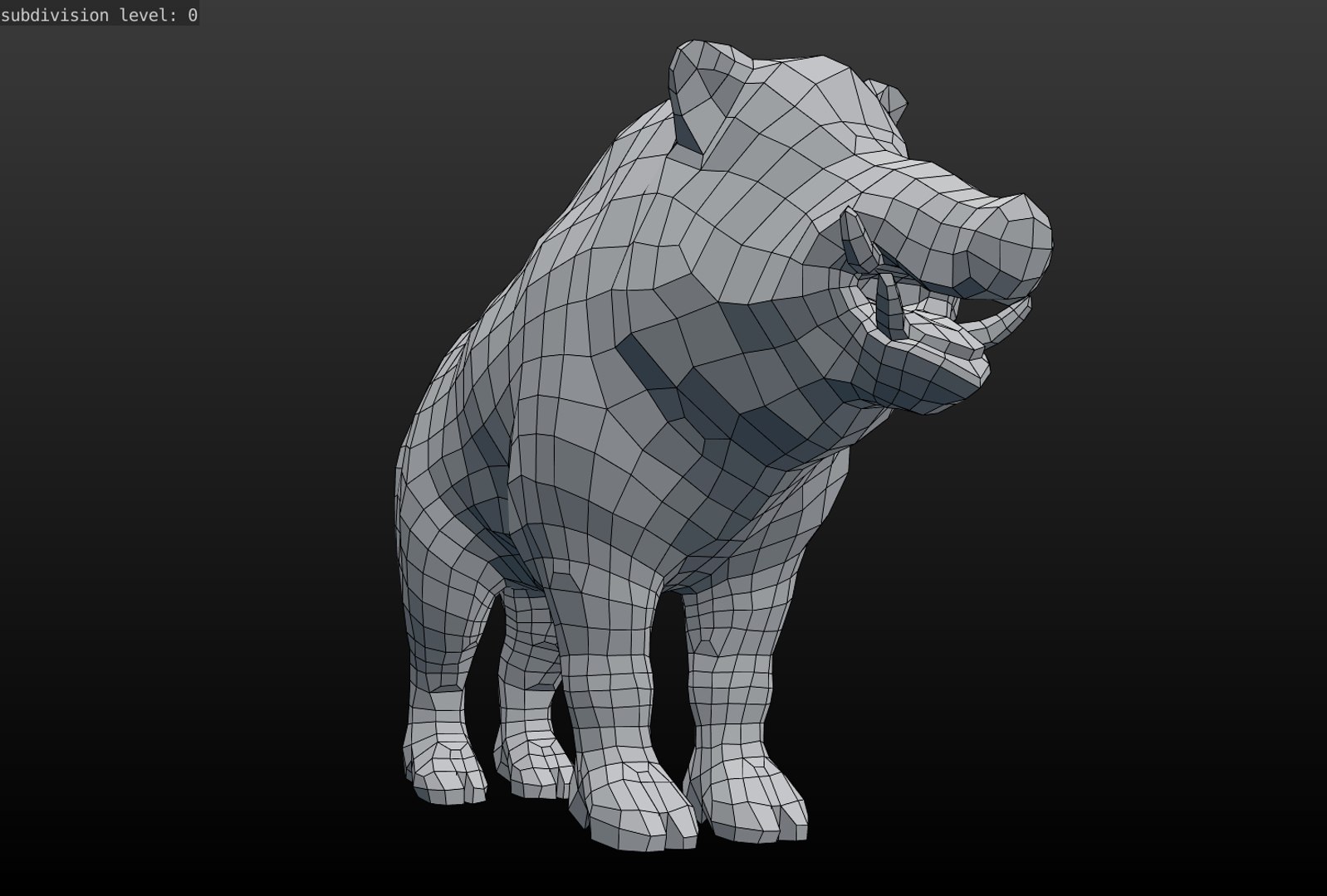 Boar Model - TurboSquid 1175045
