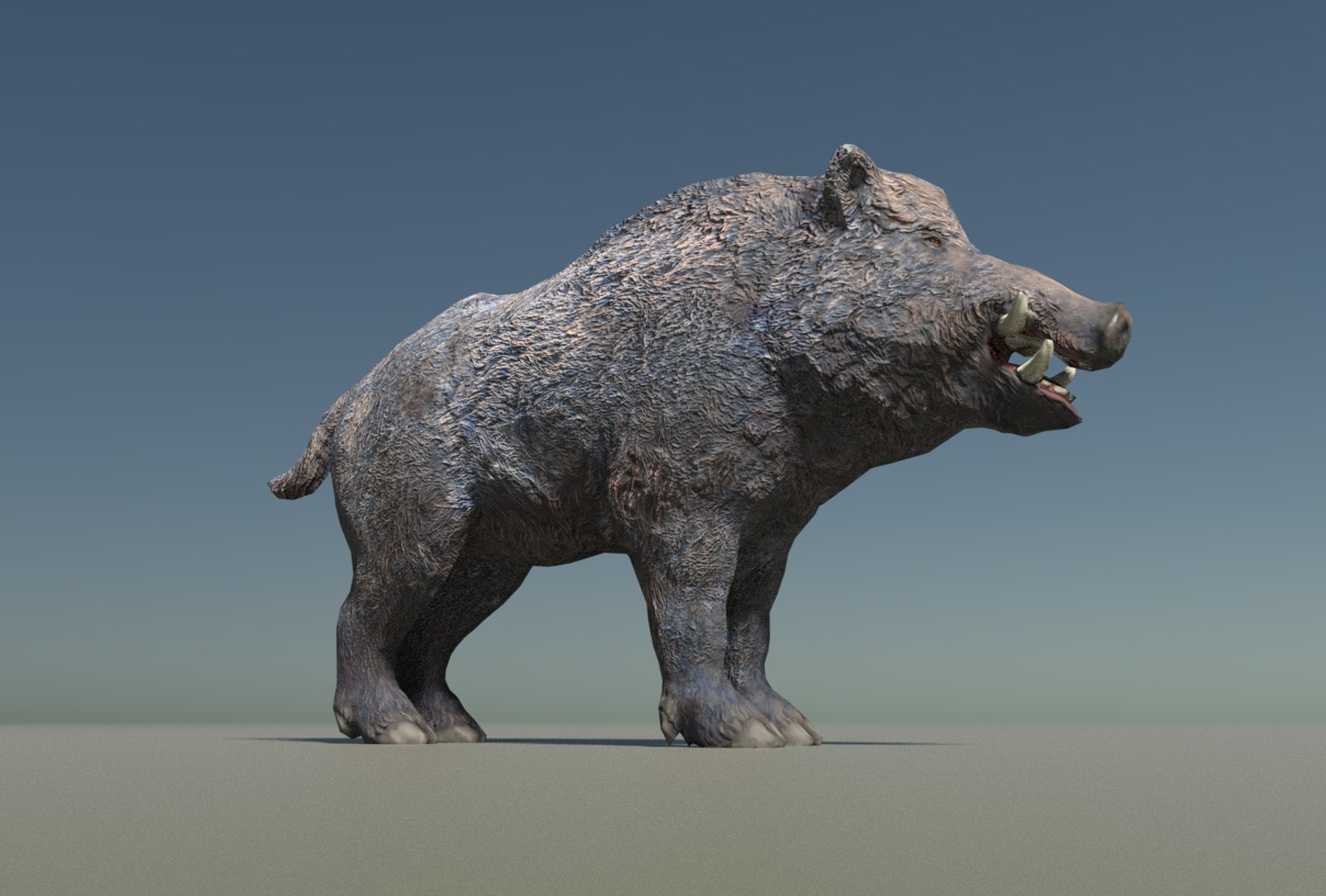 Boar Model - TurboSquid 1175045