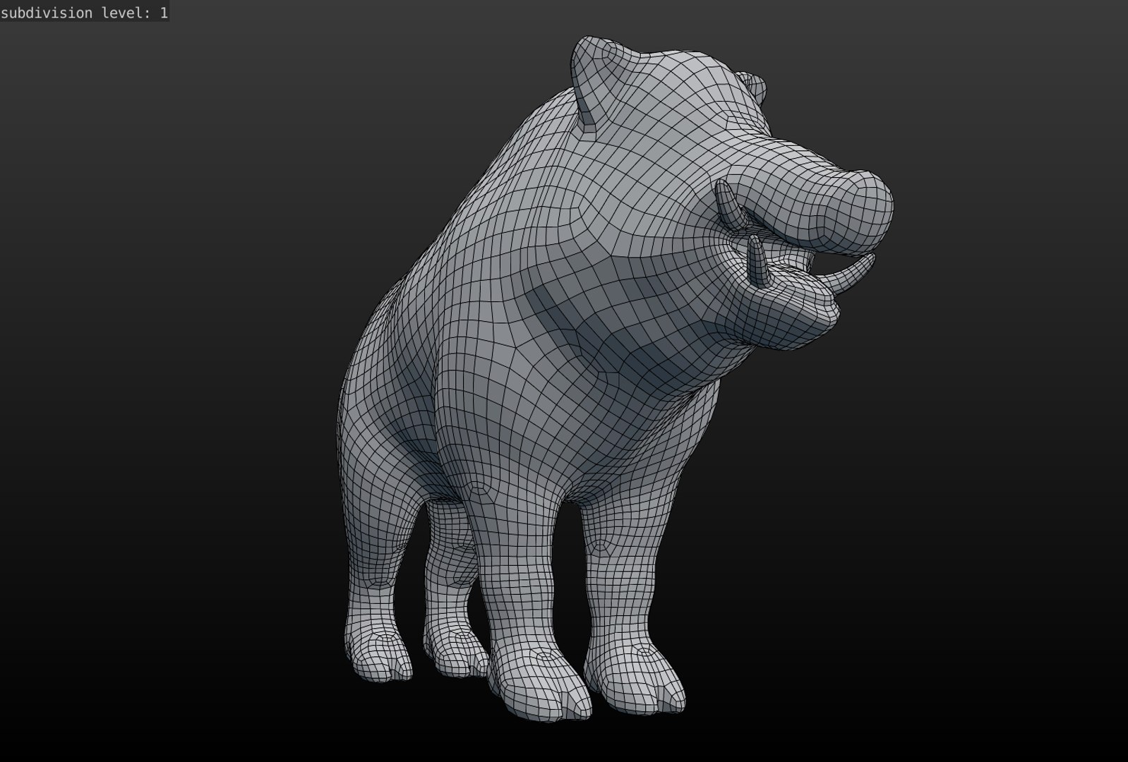 Boar Model - TurboSquid 1175045