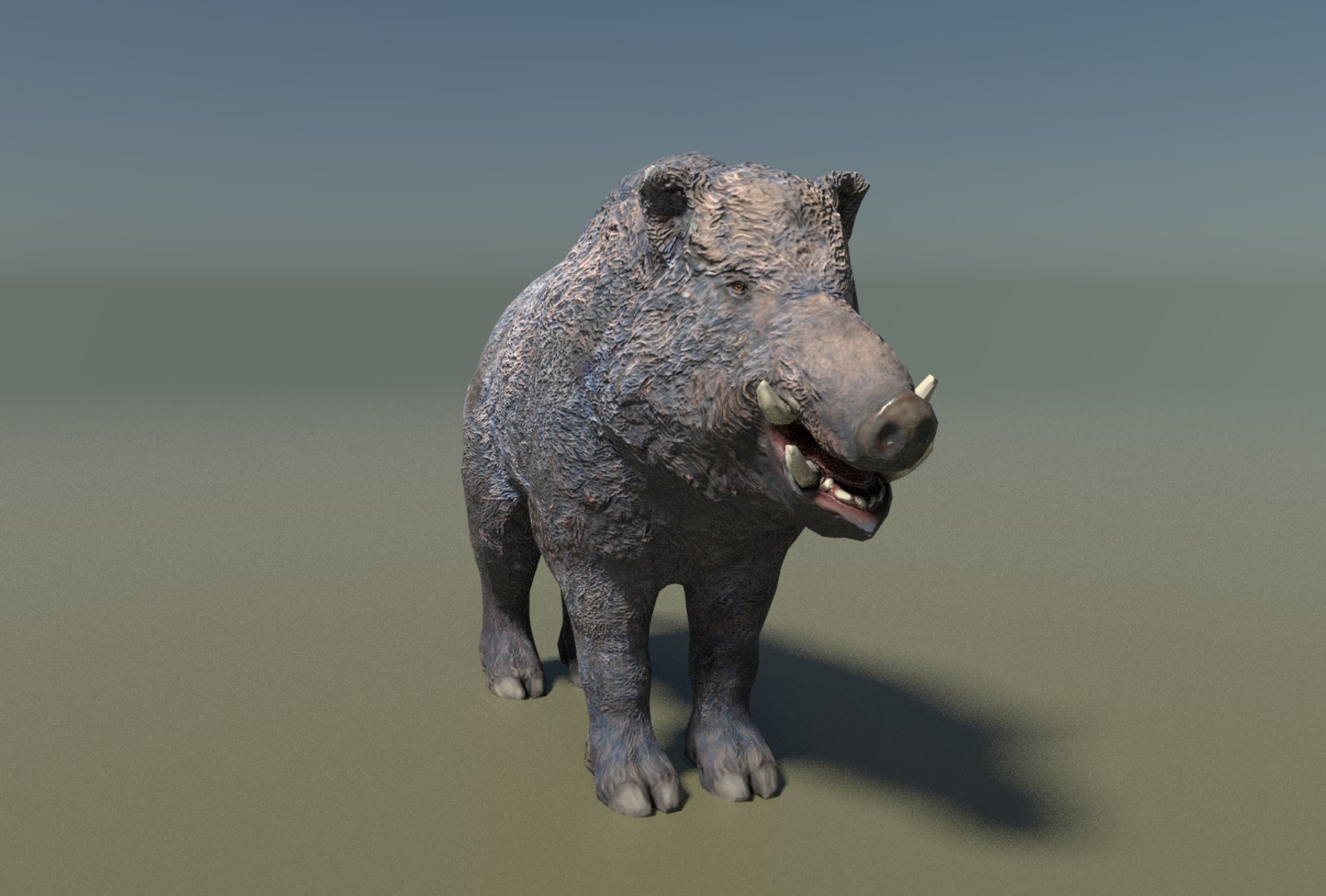 Boar Model - TurboSquid 1175045