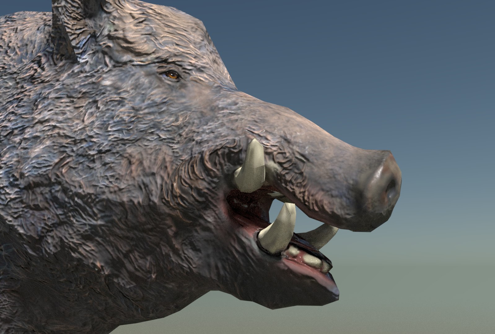 Boar Model - TurboSquid 1175045
