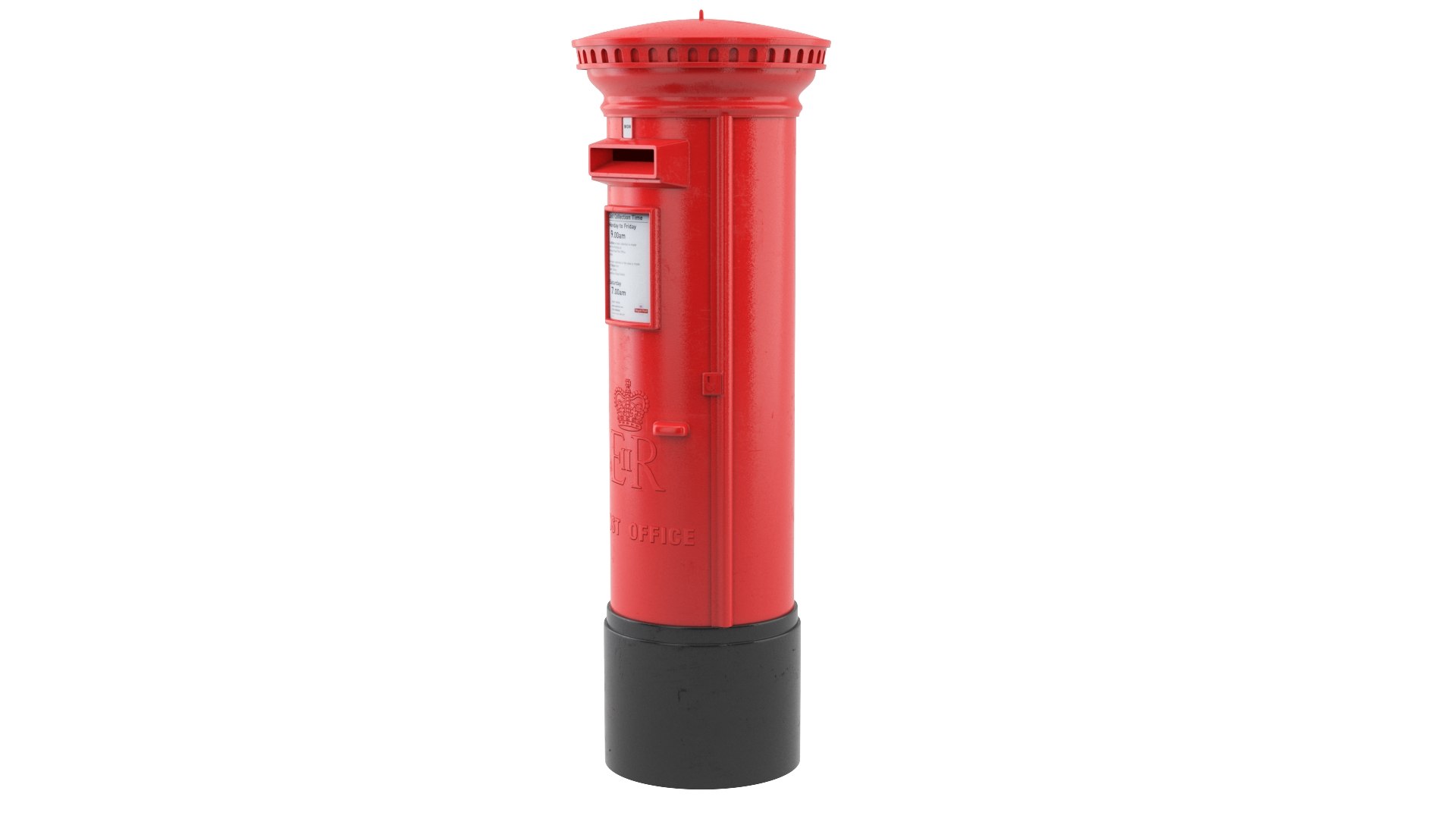 3D British Post Box Model - TurboSquid 1818208