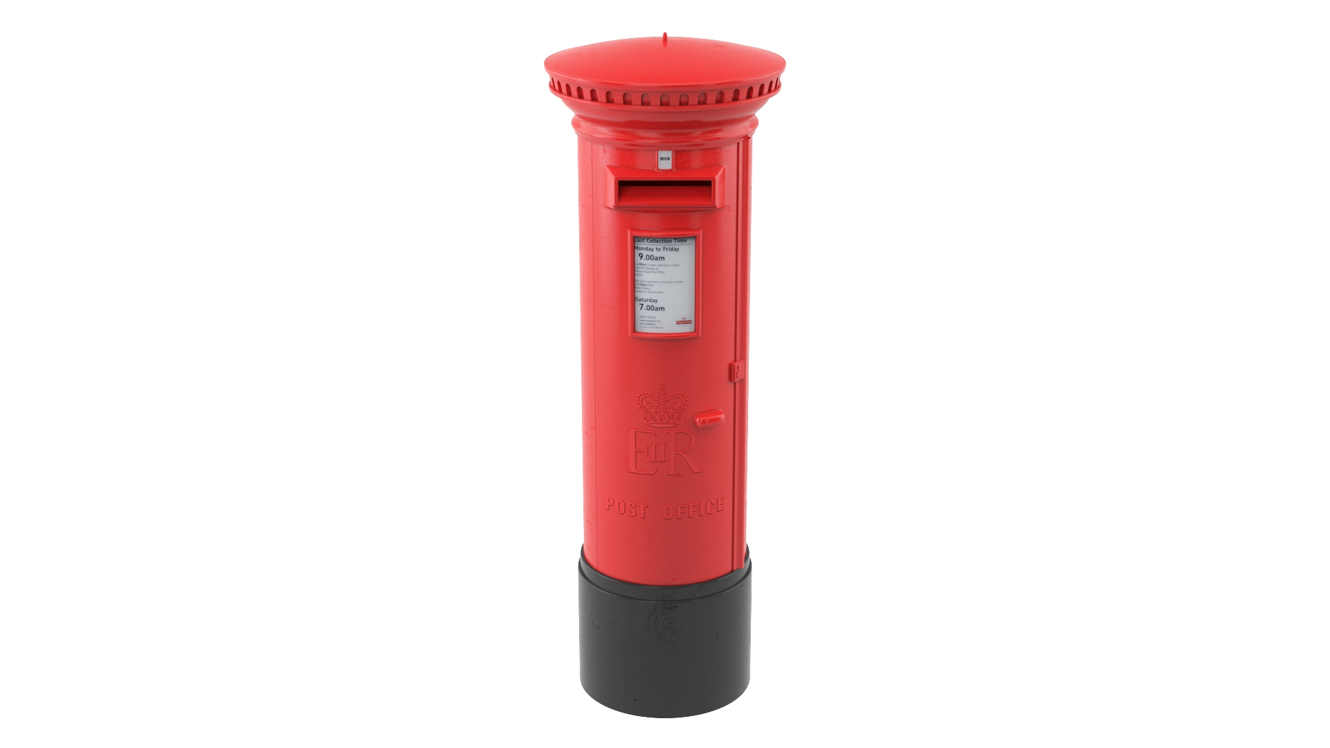 3D British Post Box Model - TurboSquid 1818208