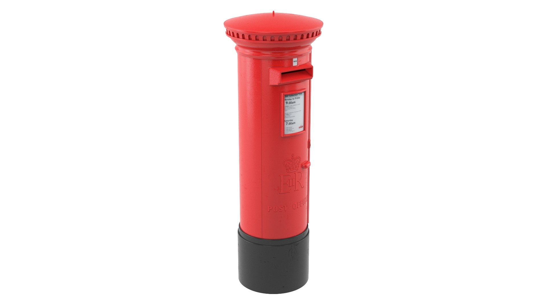 3D British Post Box Model - TurboSquid 1818208