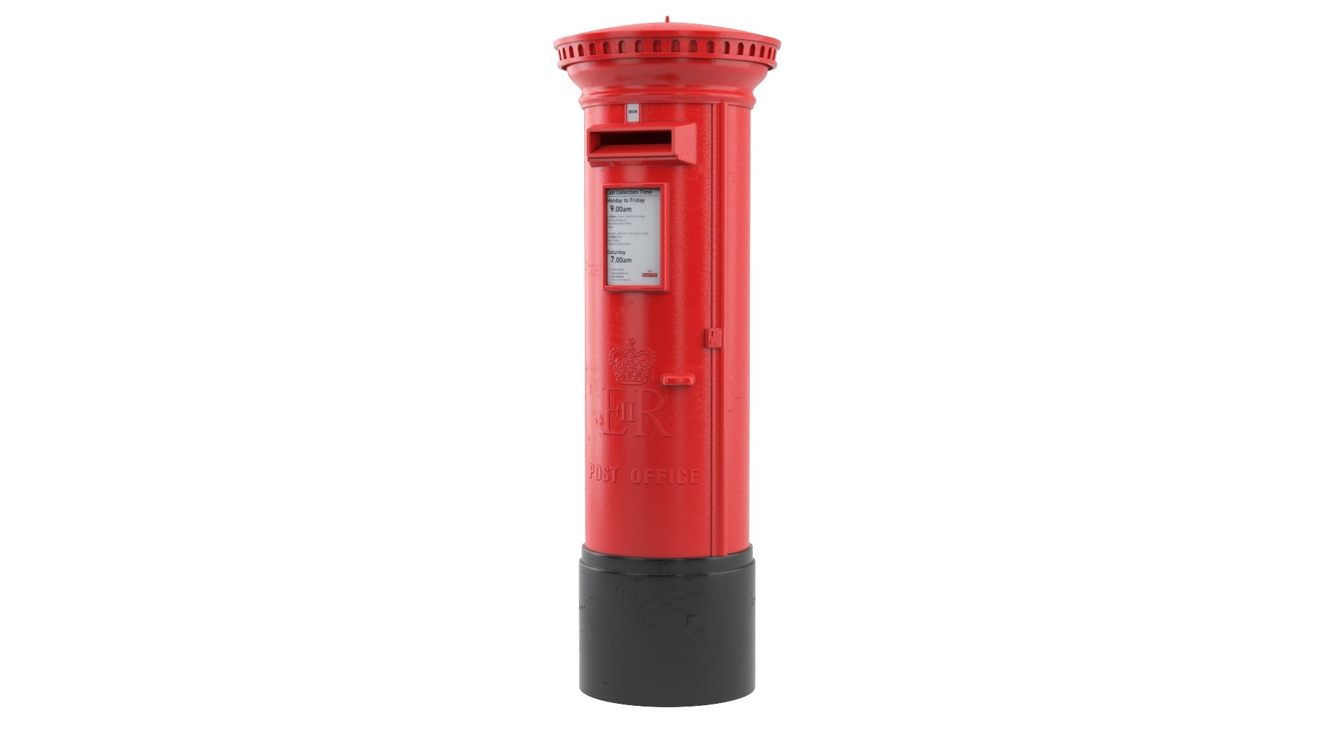 3D British Post Box Model - TurboSquid 1818208