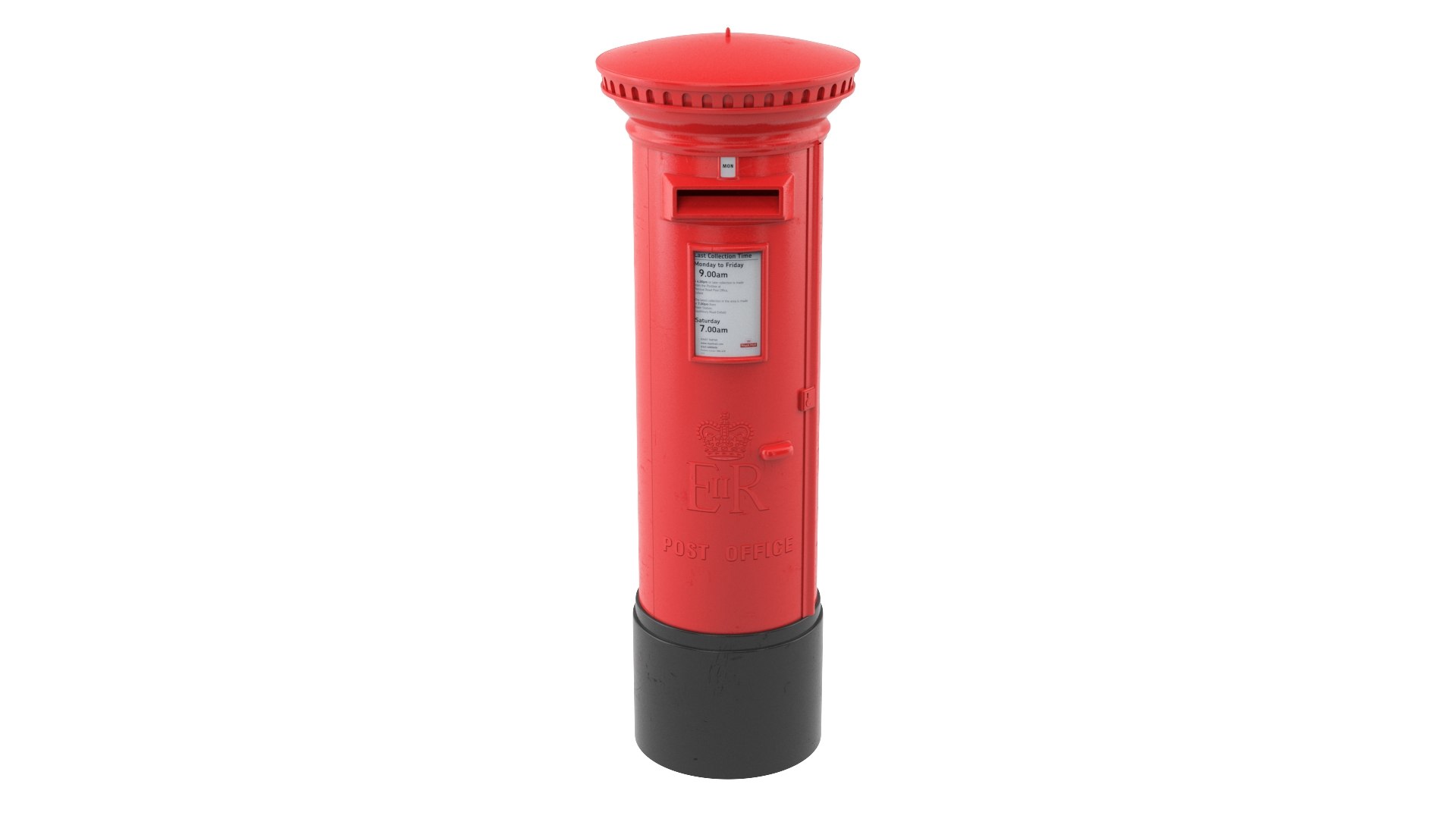 3D British Post Box Model - TurboSquid 1818208