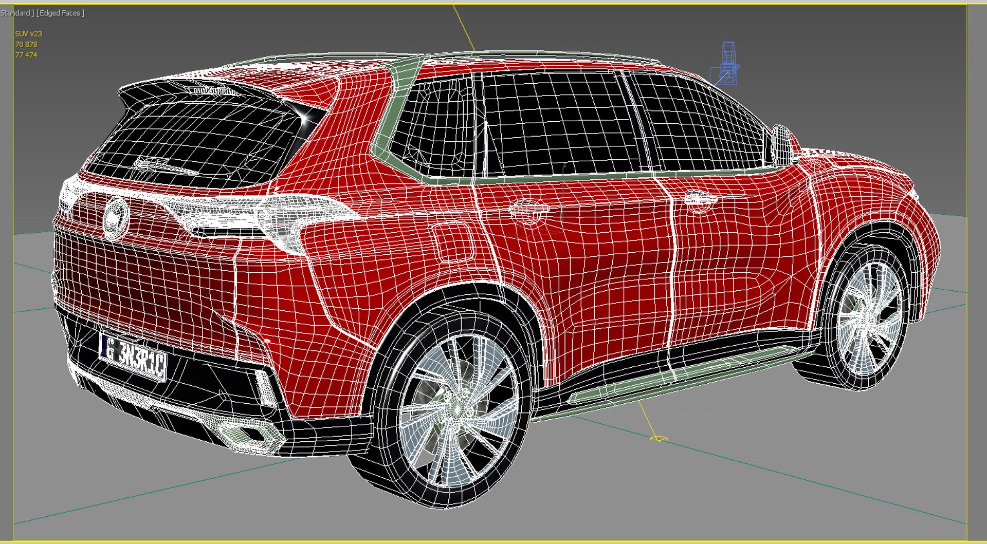 Generic SUV V23 3D Model - TurboSquid 1812935