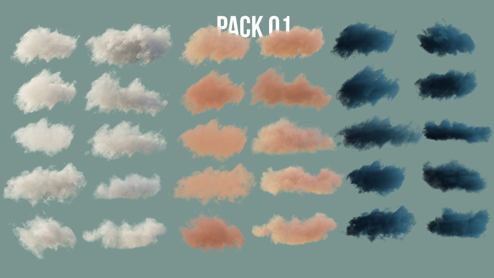 Fluffy Clouds Planes Pack 01 Cloud Node Shader 3D Model - TurboSquid ...