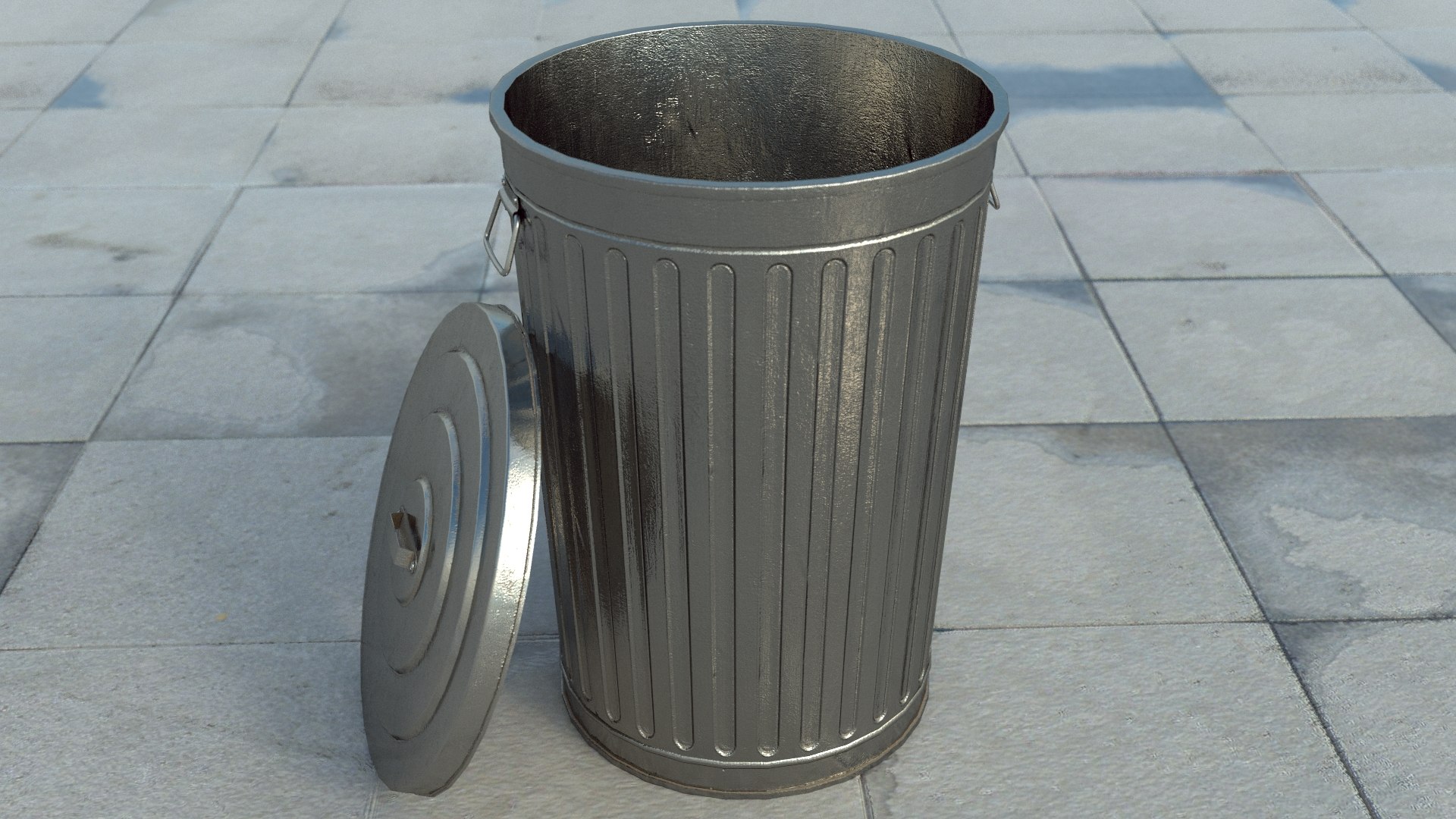 Pbr Dustbin Model - TurboSquid 1474045