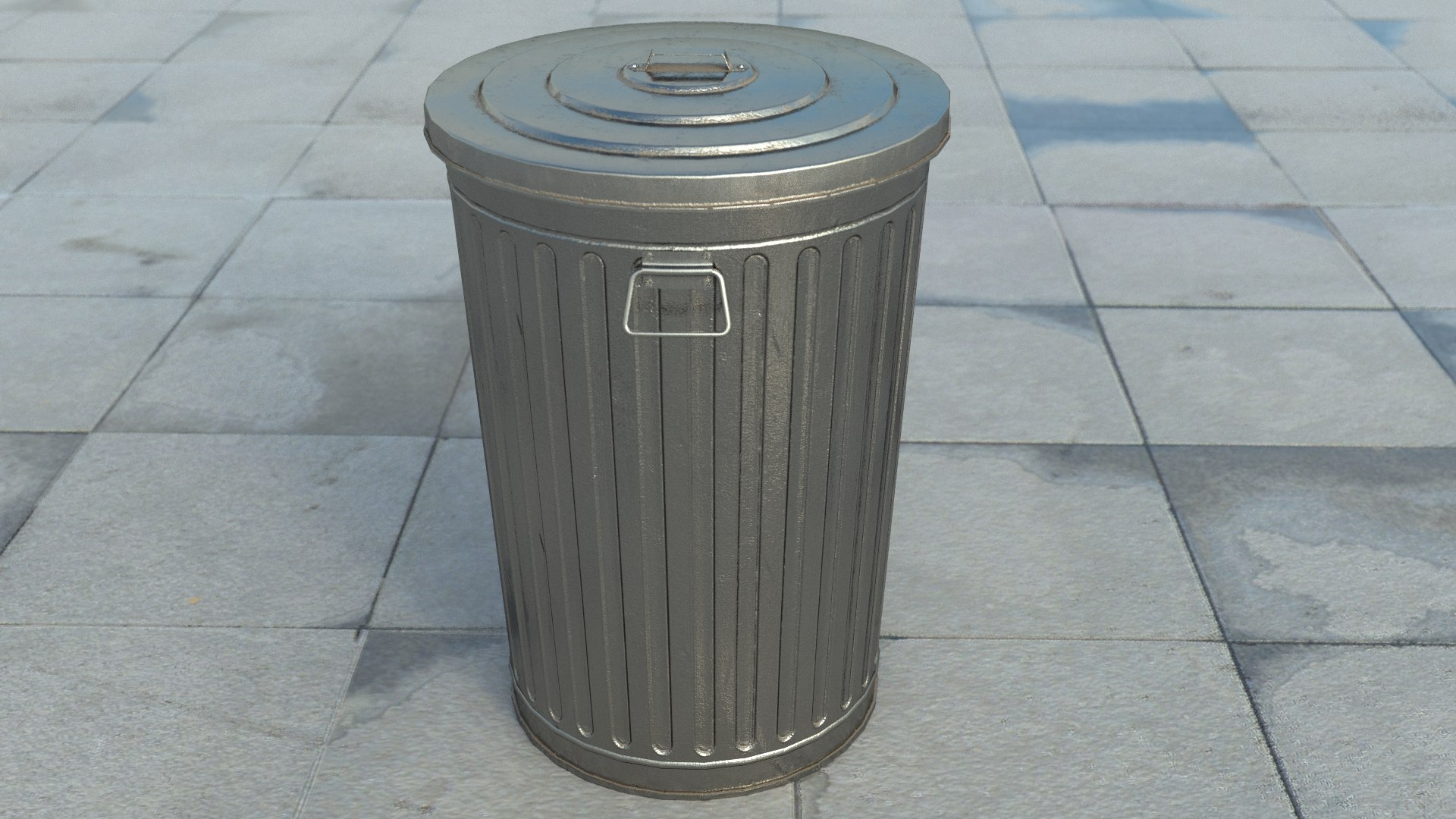 Pbr Dustbin Model - TurboSquid 1474045