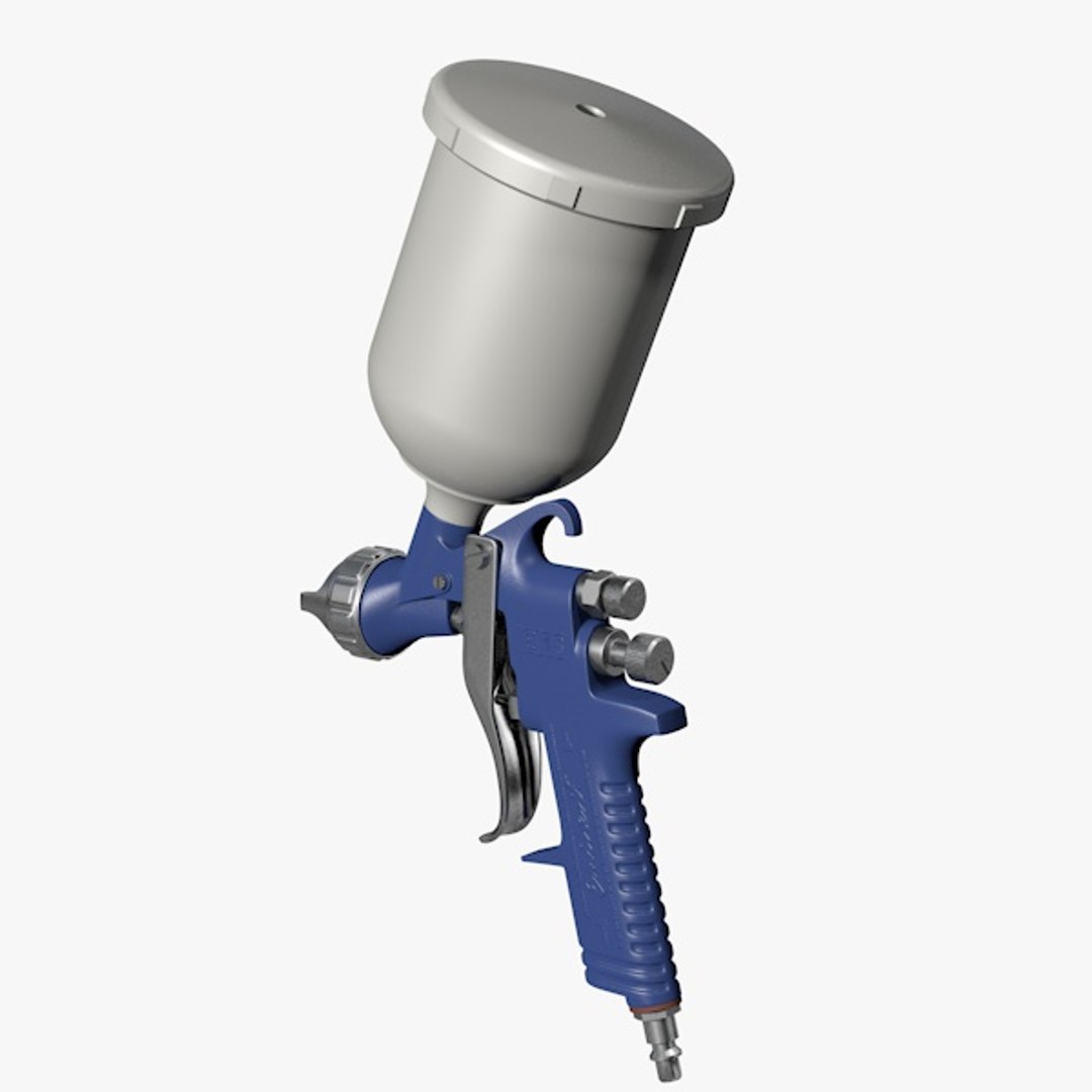 3d Model Of Spray Gun