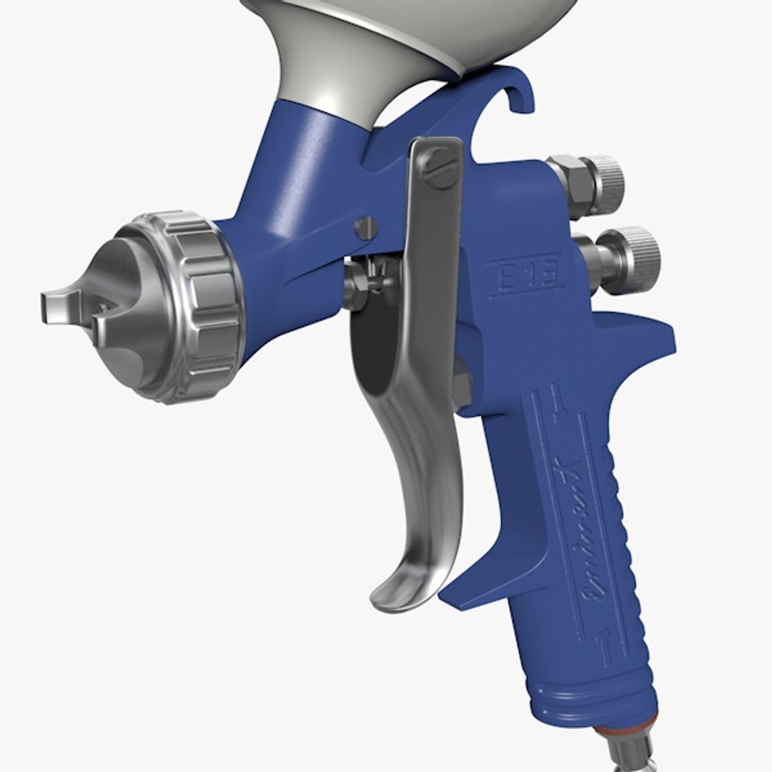 3d Model Of Spray Gun