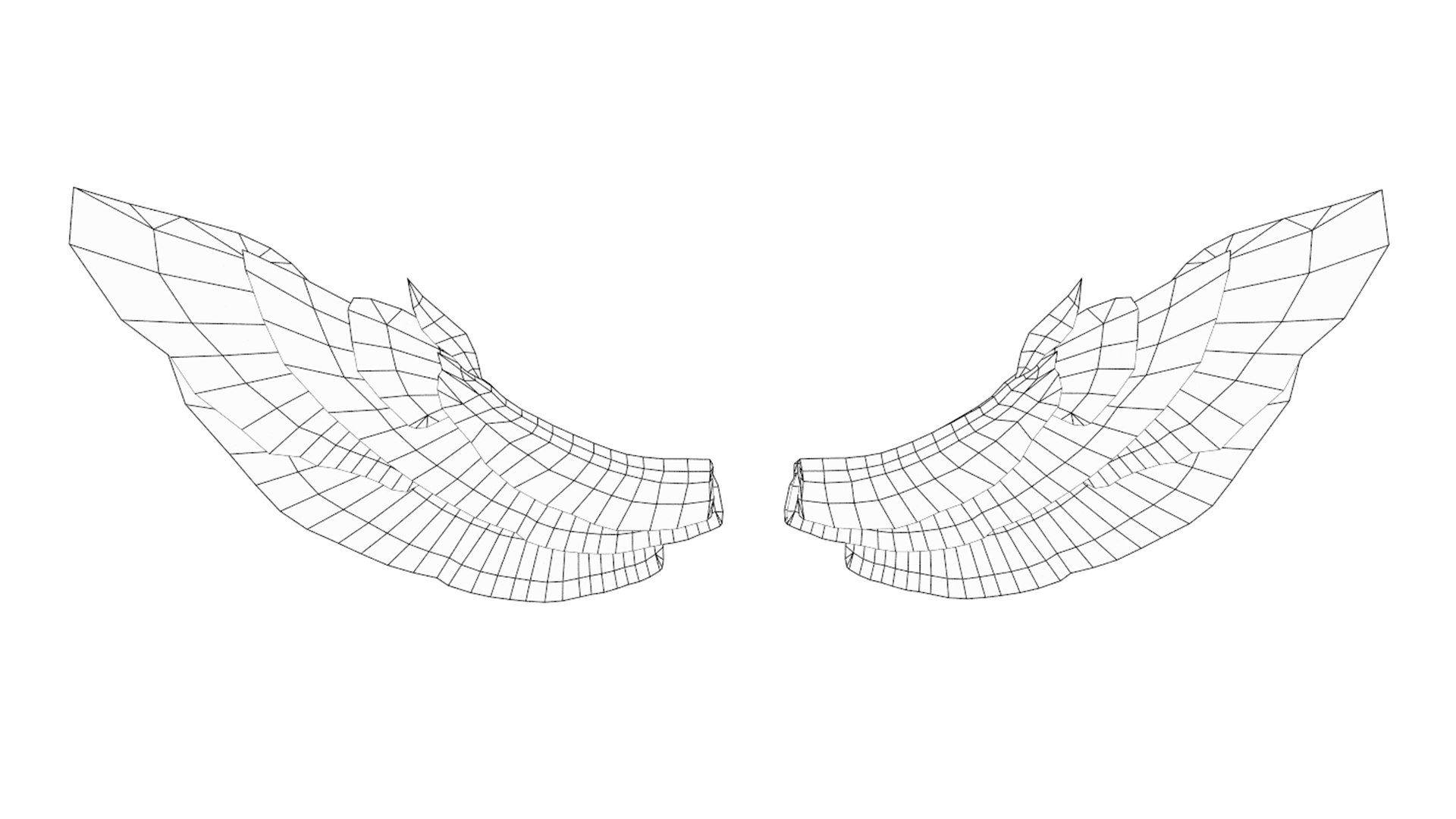 Fantasy Red Wings 3D Model - TurboSquid 1994542