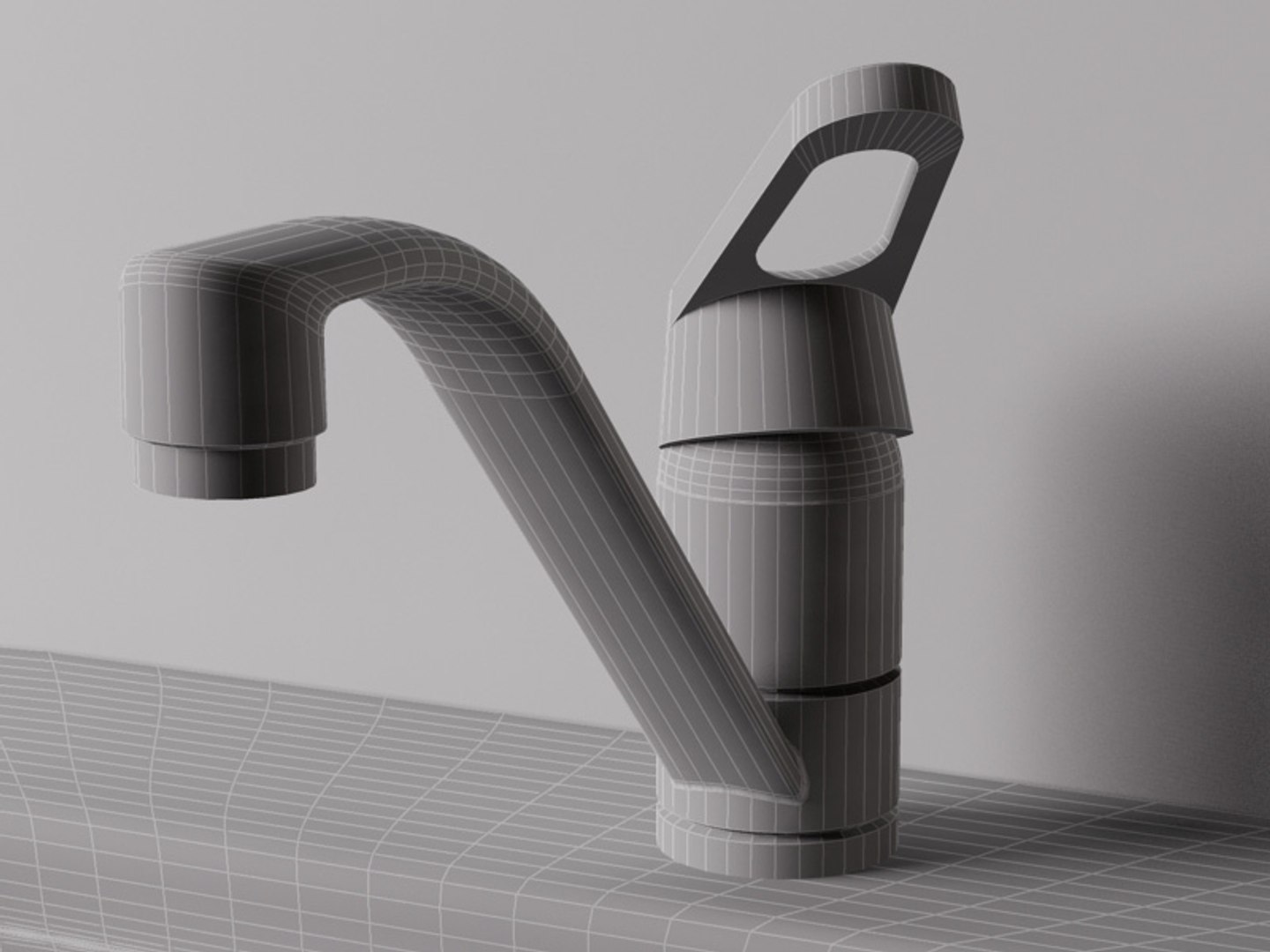 3ds Max Sink Tap