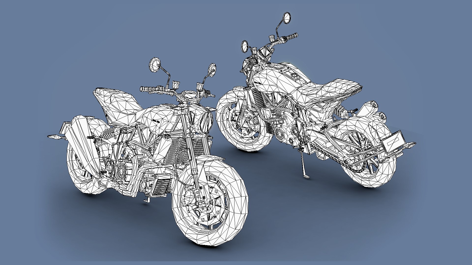 3D Motorbikes Pack Low-poly 3D Model - TurboSquid 2073401