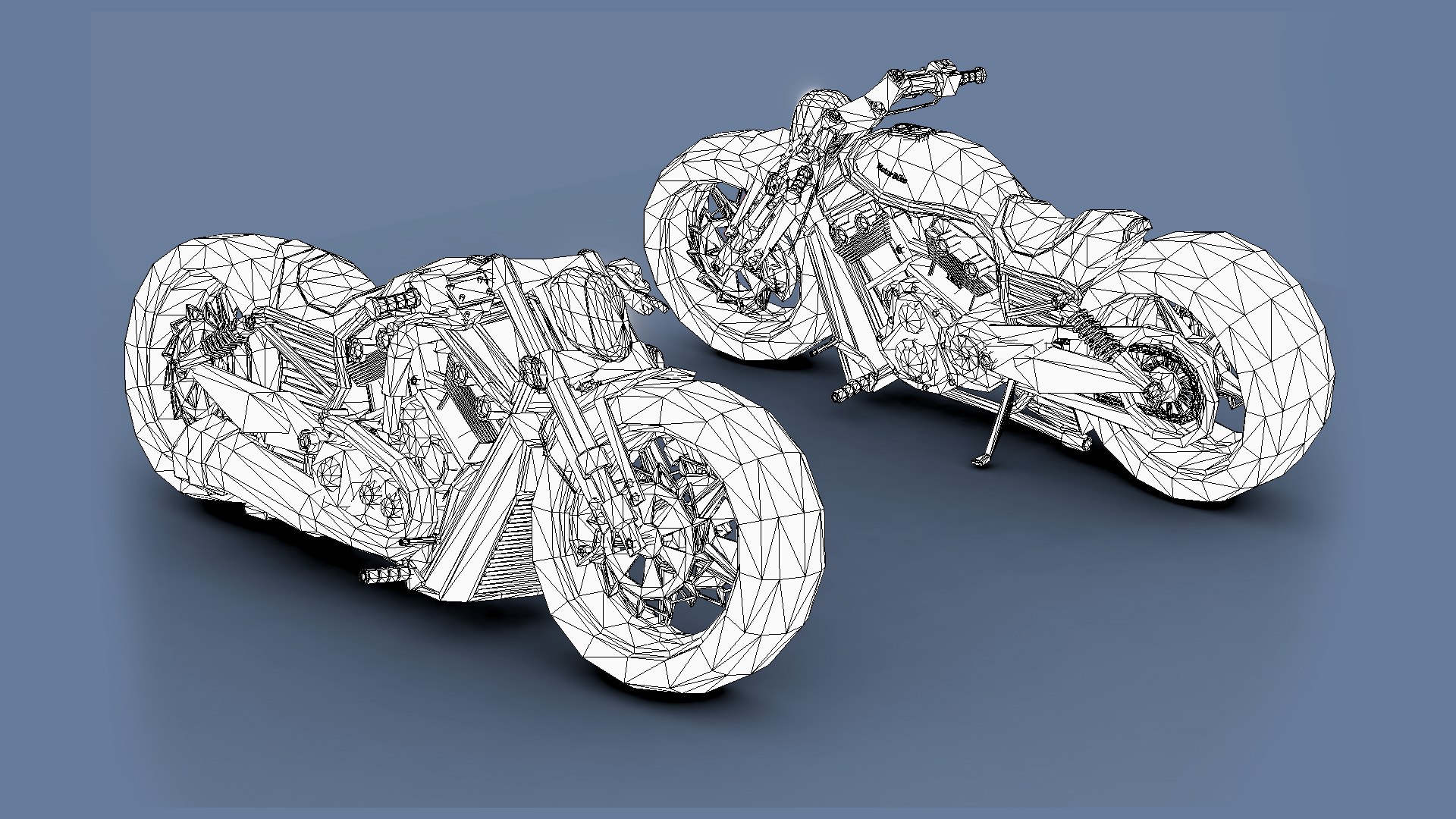 3D Motorbikes Pack Low-poly 3D Model - TurboSquid 2073401