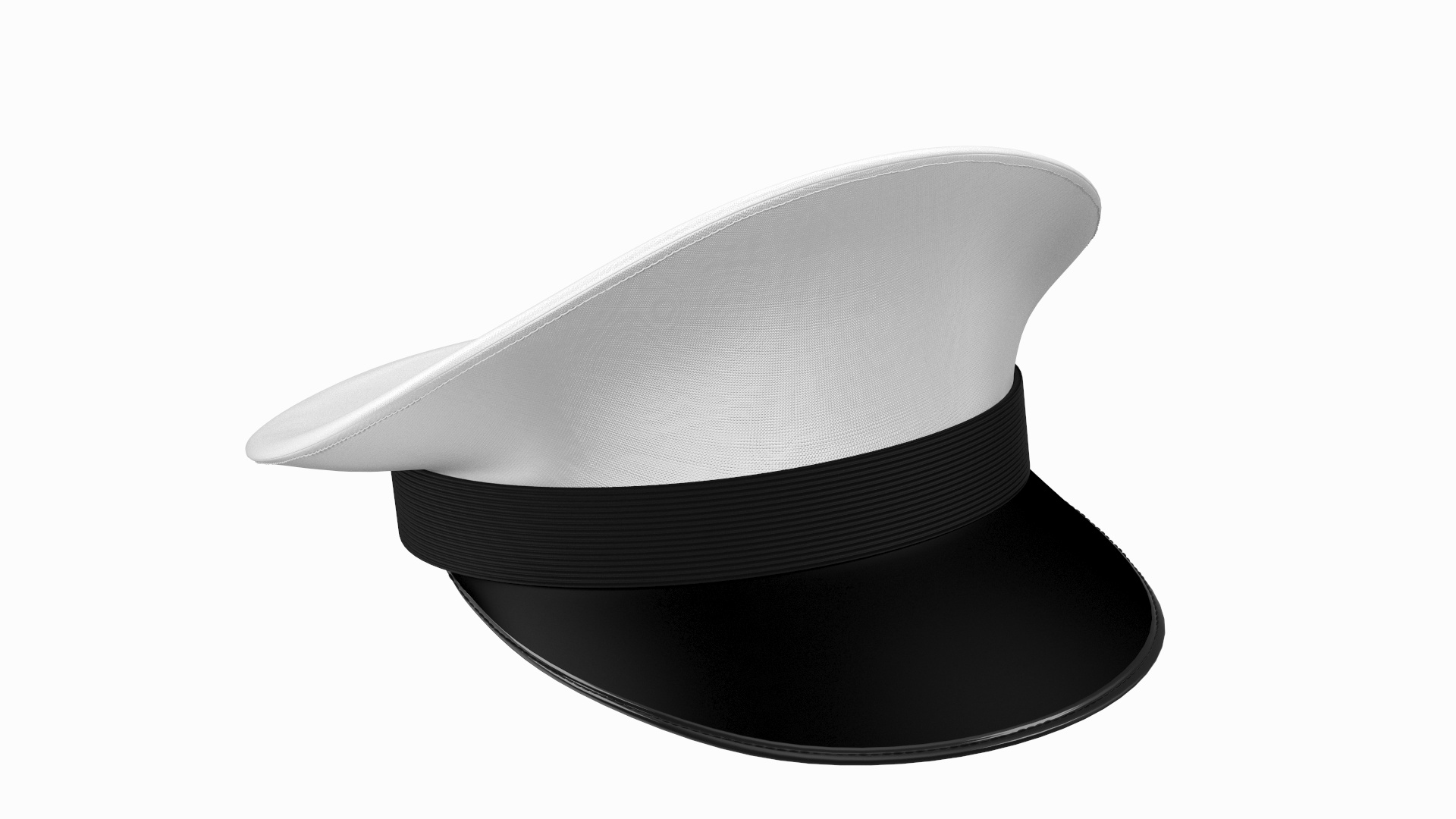 3D Model Navy Commander Hat - TurboSquid 2197564