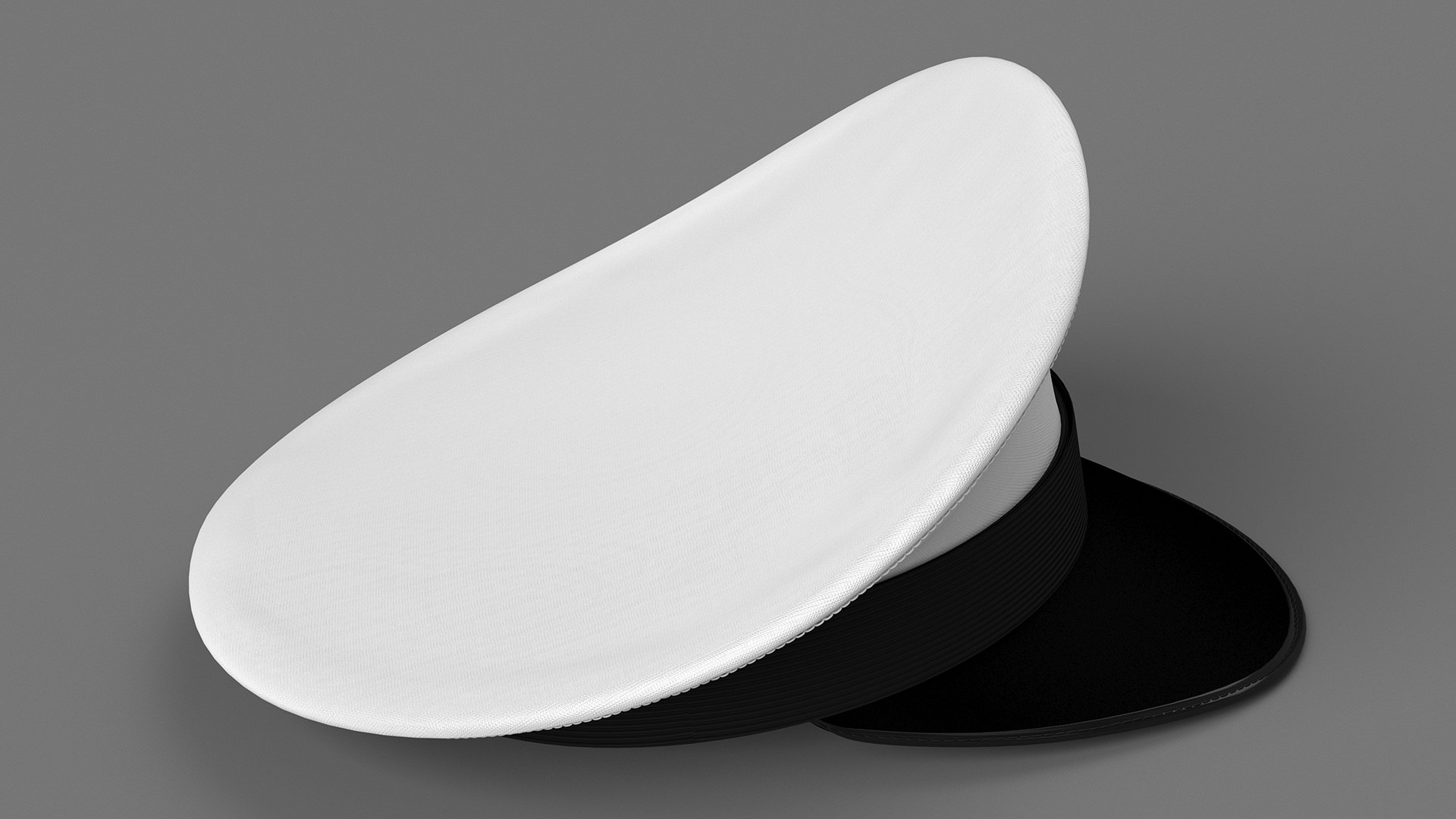 3D Model Navy Commander Hat - TurboSquid 2197564