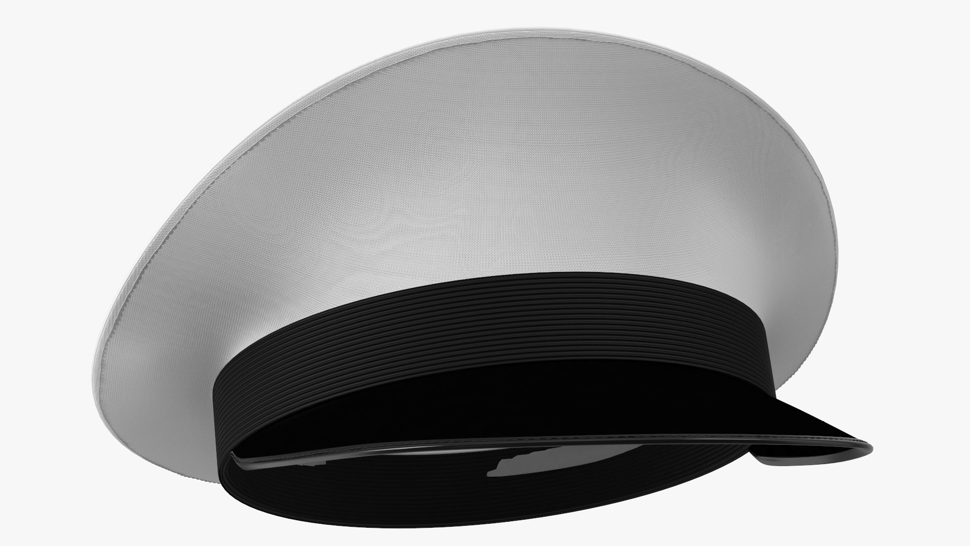3D Model Navy Commander Hat - TurboSquid 2197564