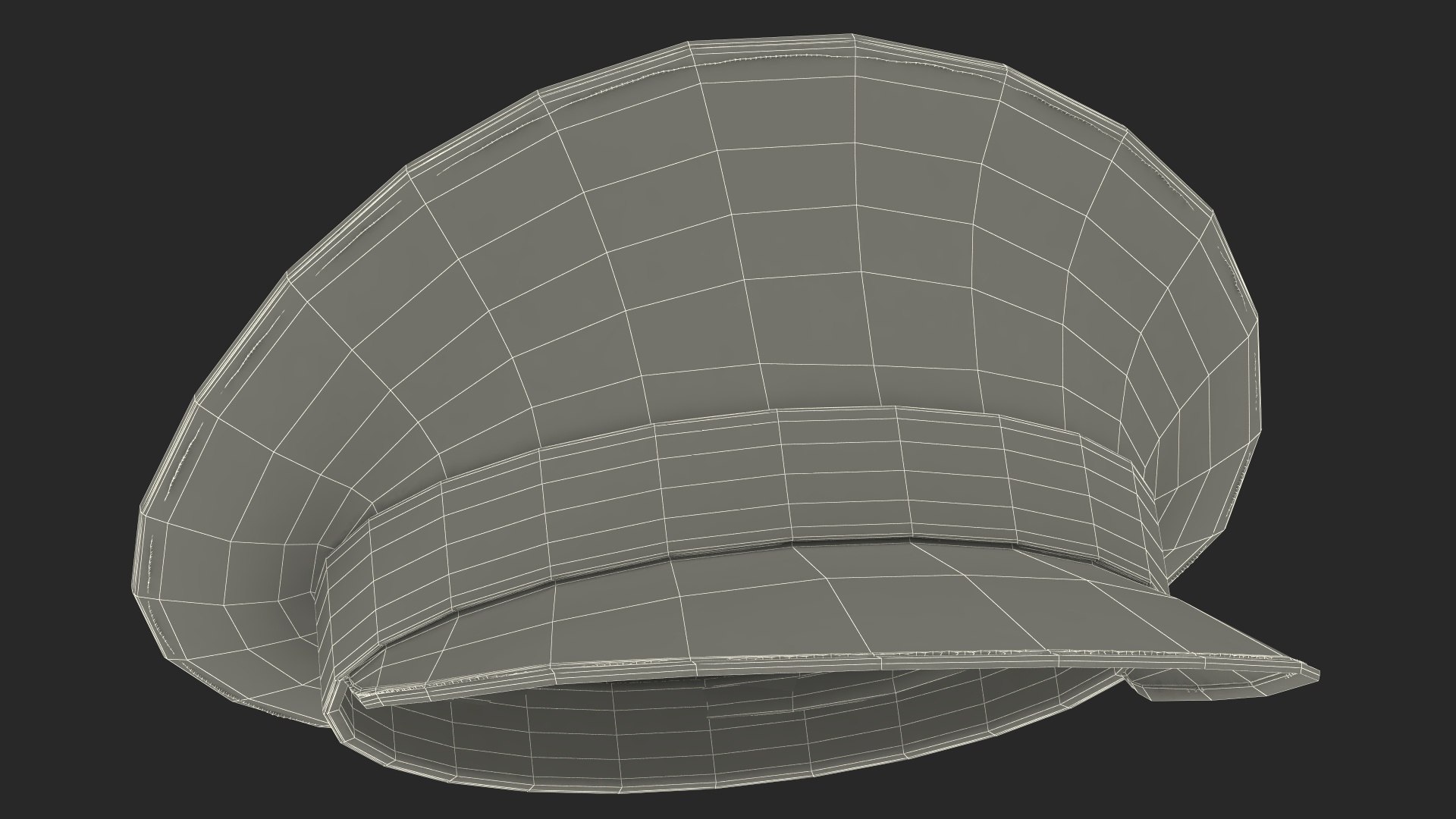 3D Model Navy Commander Hat - TurboSquid 2197564