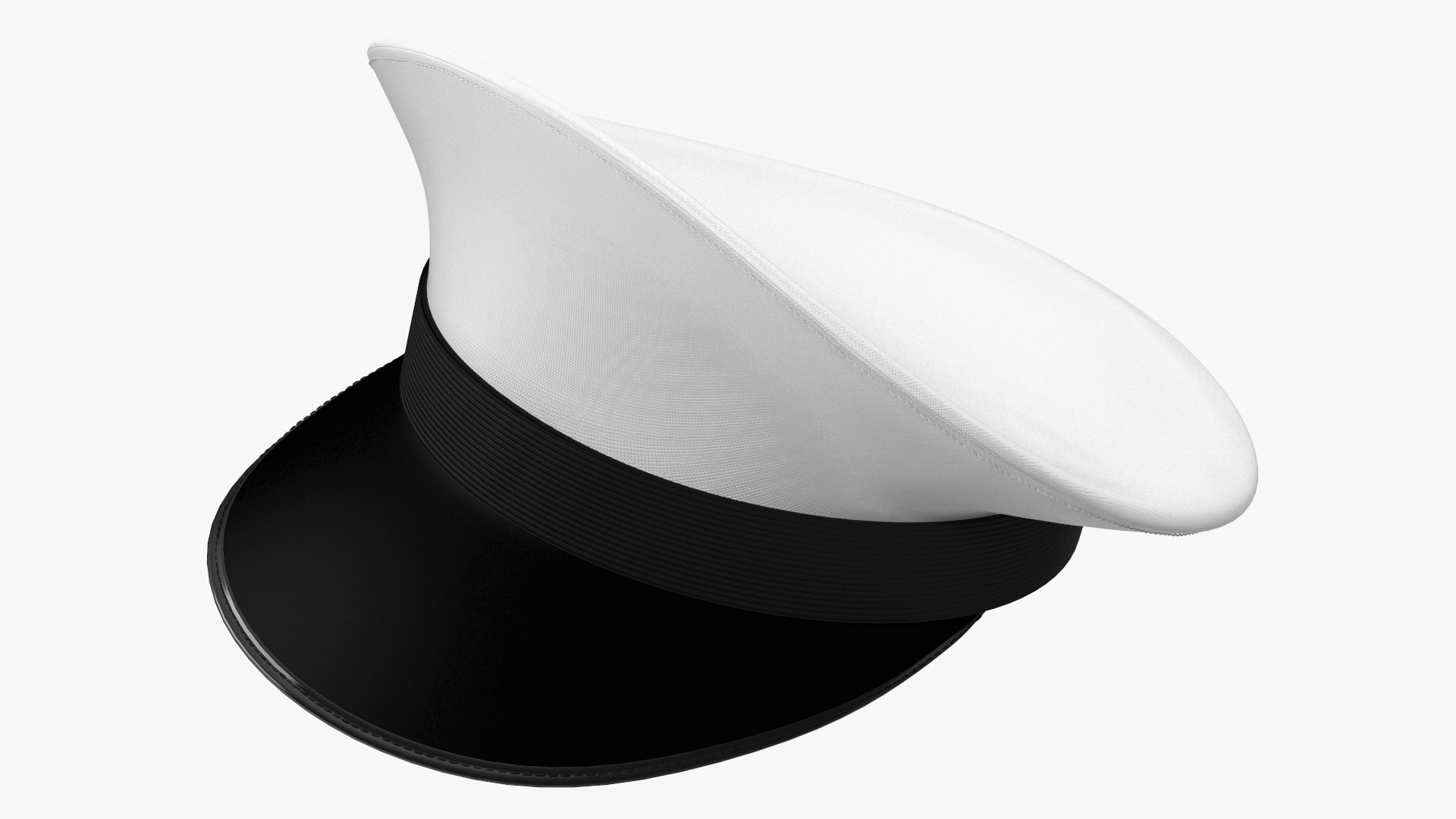 3D Model Navy Commander Hat - TurboSquid 2197564