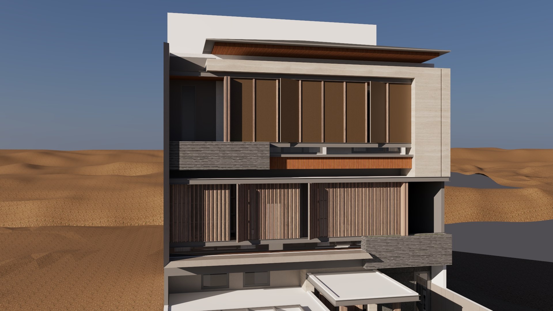 3D EXTERIOR MODERN - TurboSquid 2245567