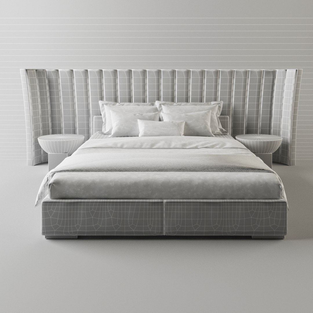 Luxury Bedroom 3D Model - TurboSquid 1445987