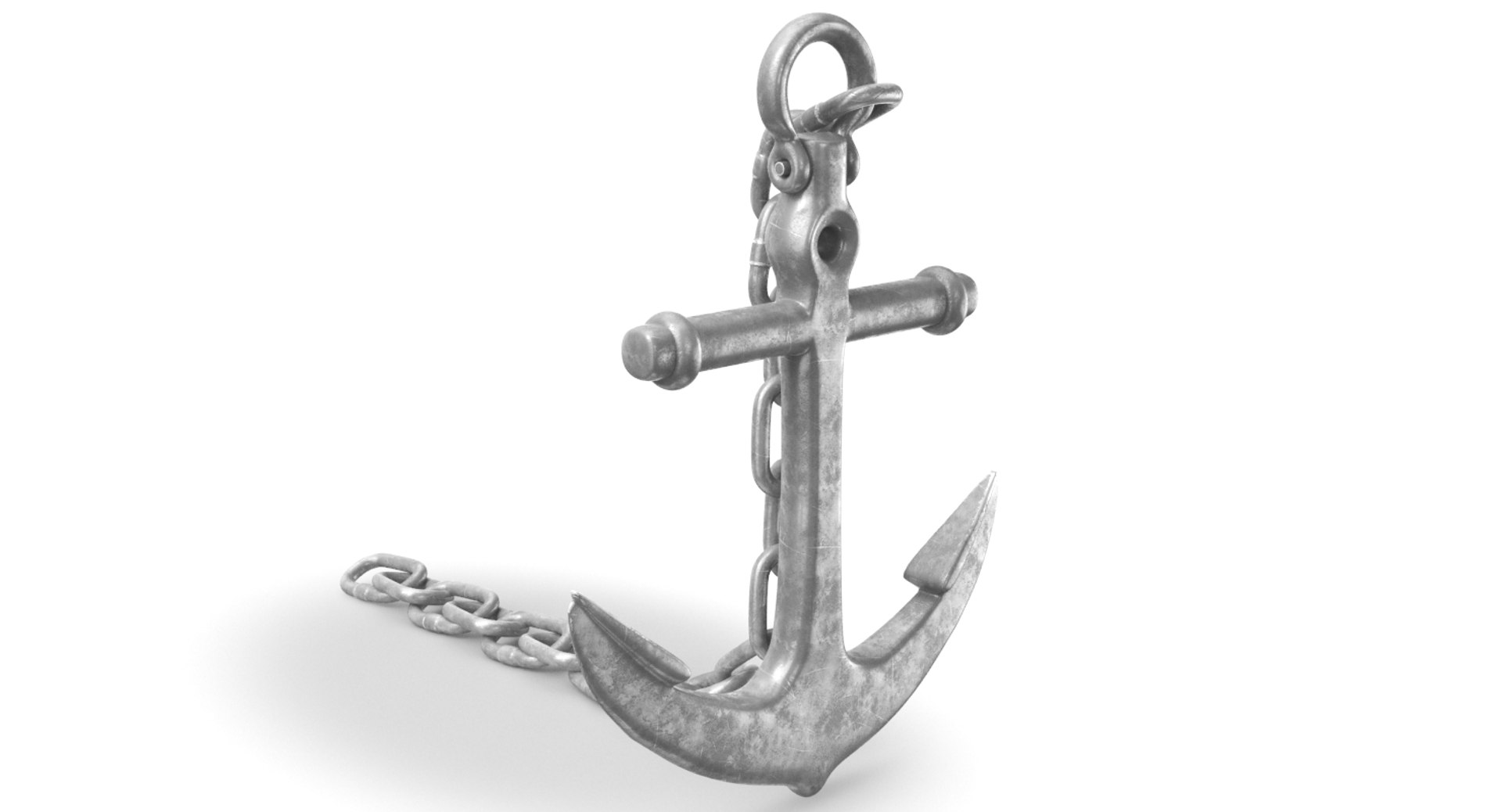 3D Real Ship Anchor - TurboSquid 1372276