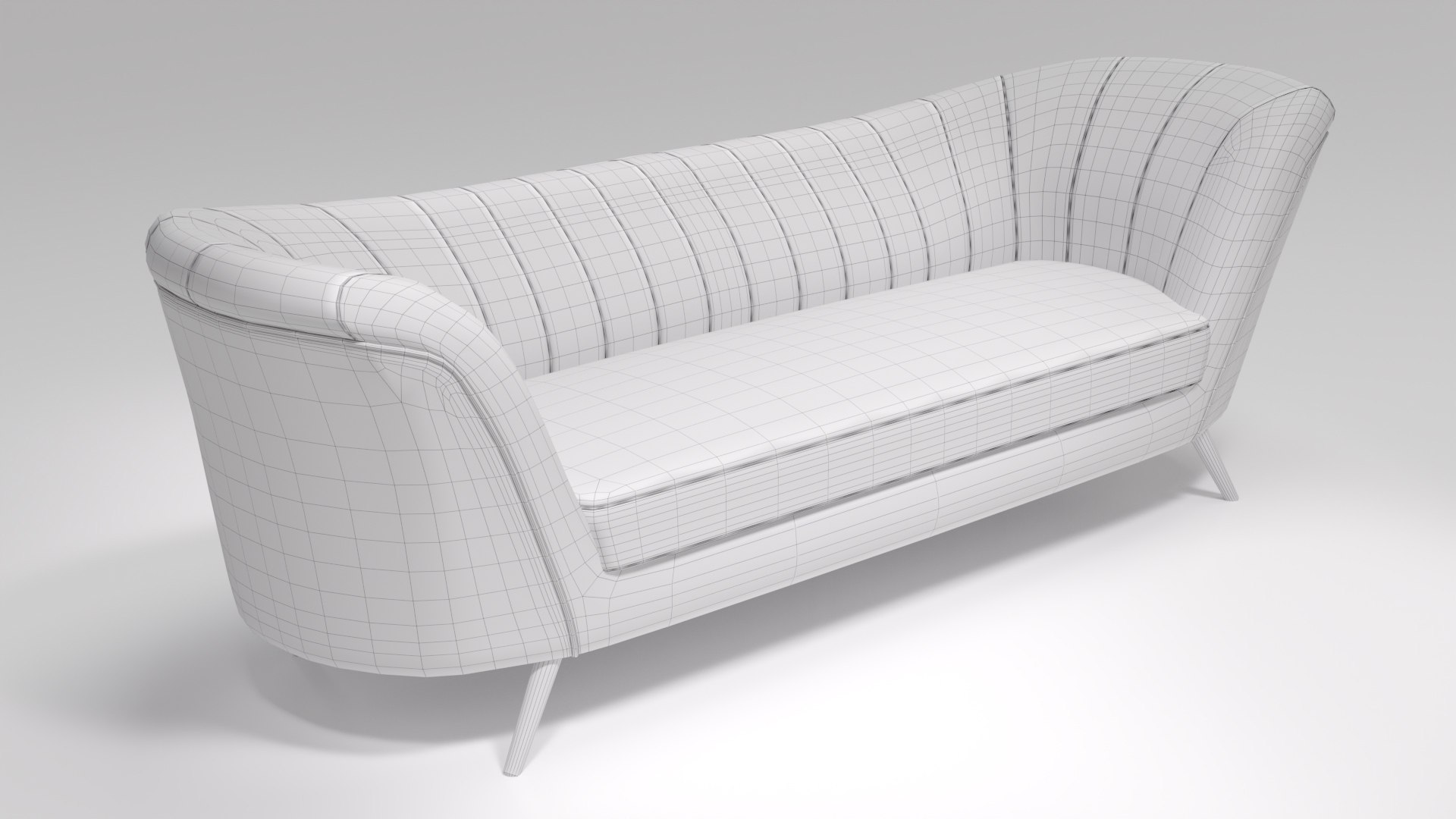 Margo Velvet Sofa 3D Model - TurboSquid 2010756