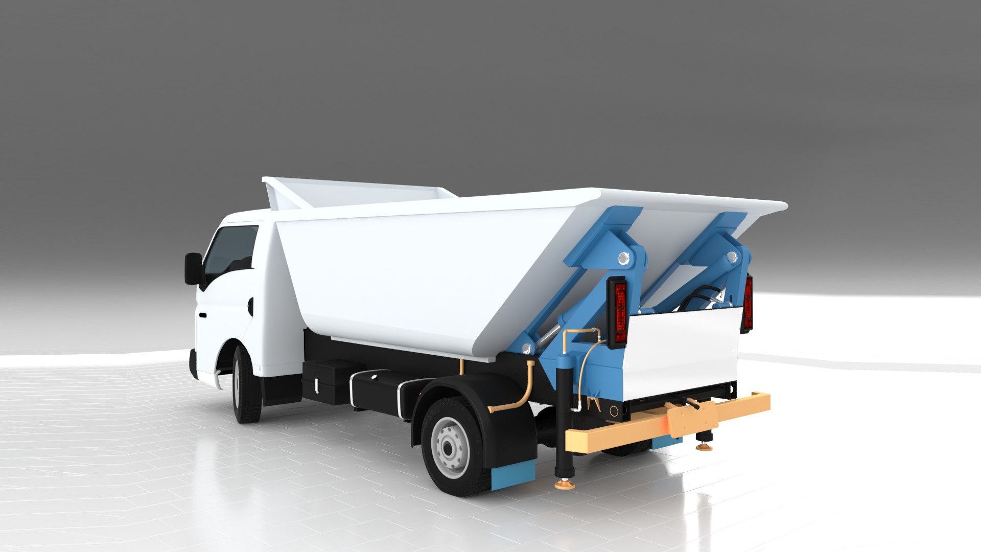 Mini Garbage Truck 3D - TurboSquid 1730955