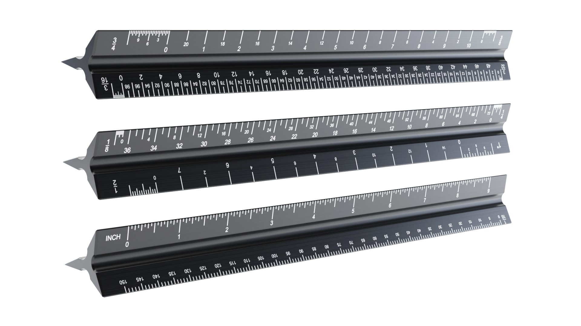Architectural Scale Ruler Model - TurboSquid 2092866