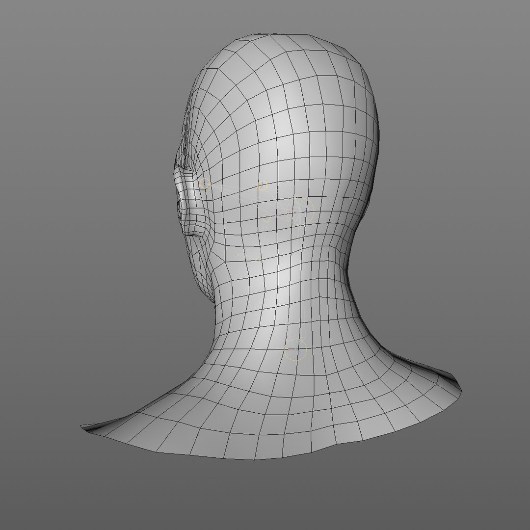 Realistic head base mesh 3D model - TurboSquid 1438203