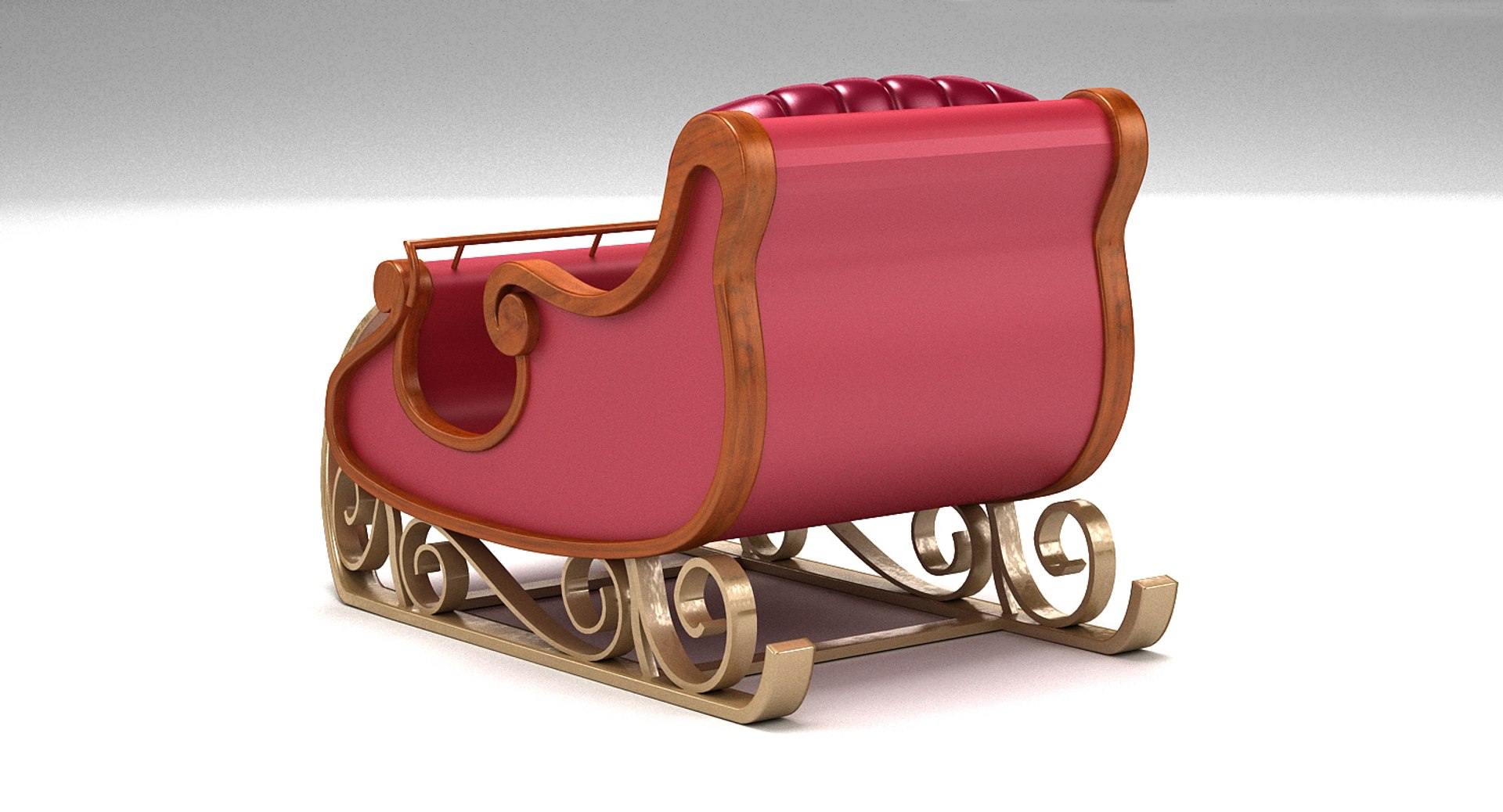 Santa Claus Sleigh Model – SANTA SLEIGH Free 3D Model – JRYE
