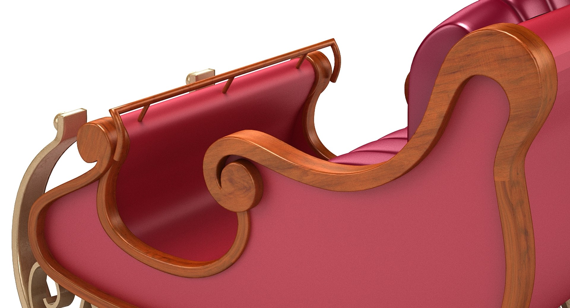3D Model Santa Claus Sleigh - TurboSquid 1359024